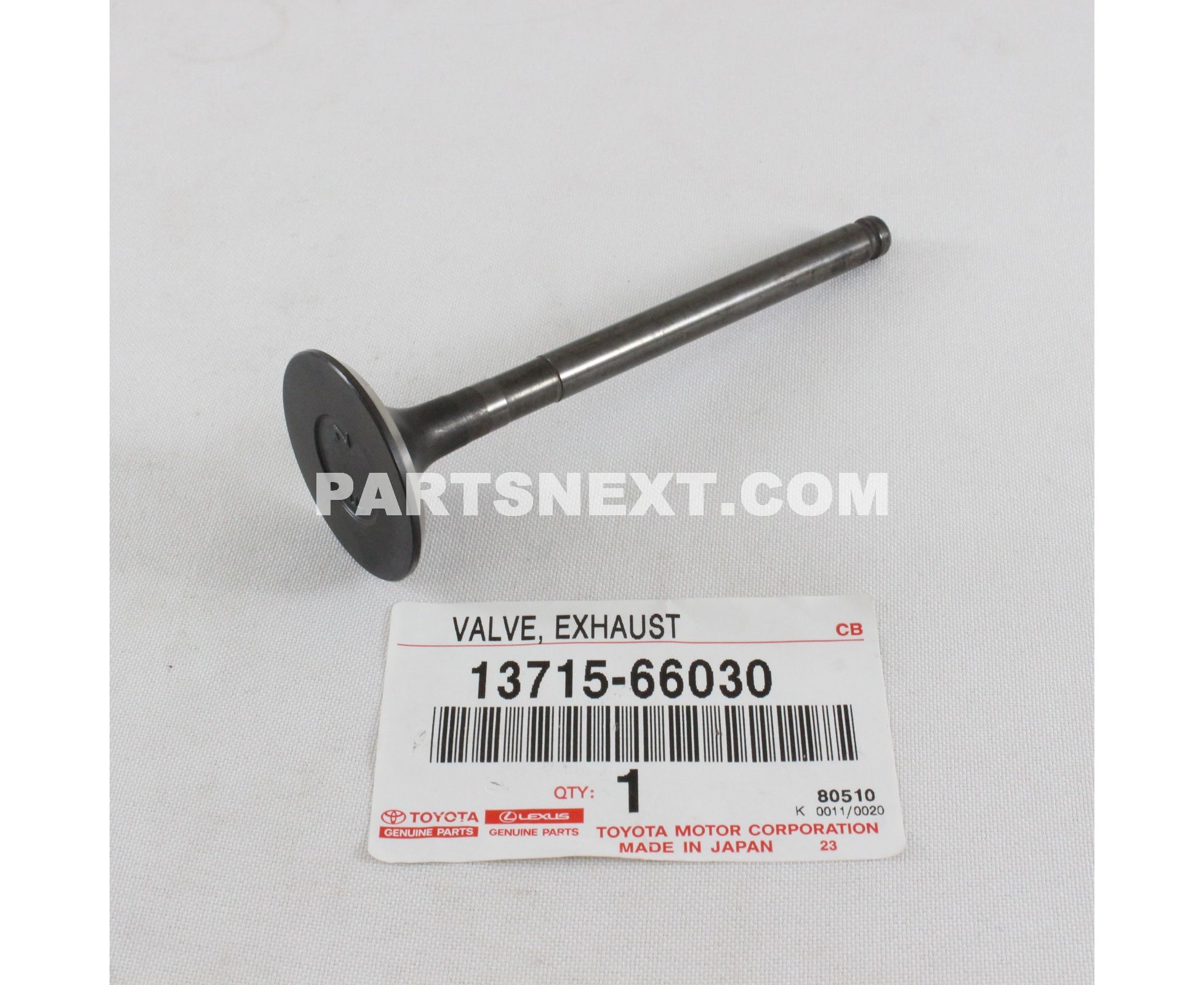 Toyota :: 13715-66030 VALVE, EXHAUST