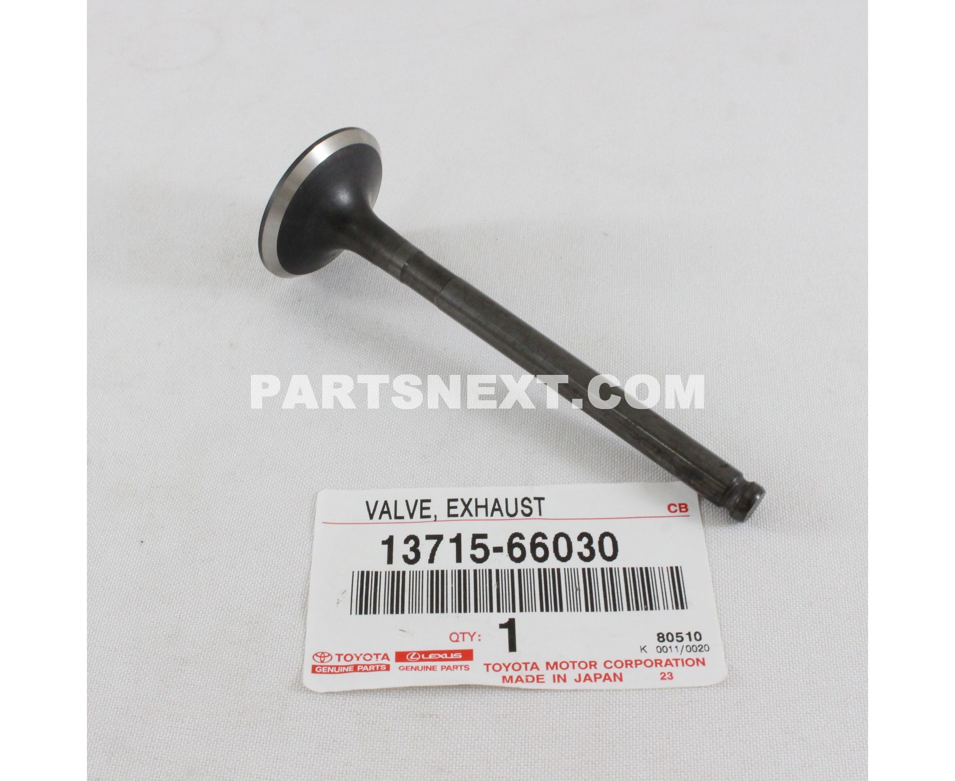 Toyota :: 13715-66030 VALVE, EXHAUST