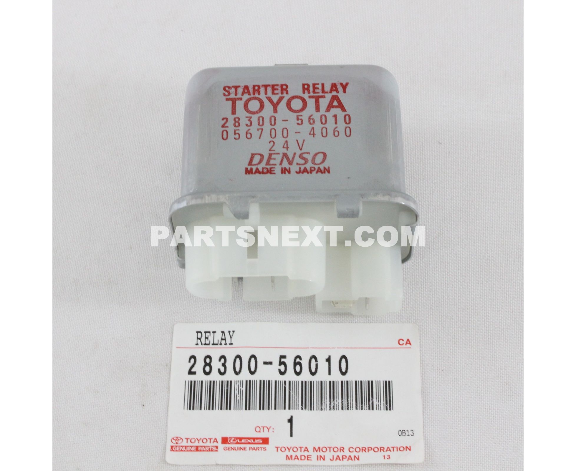 Toyota :: 28300-56010 RELAY ASSY, STARTER