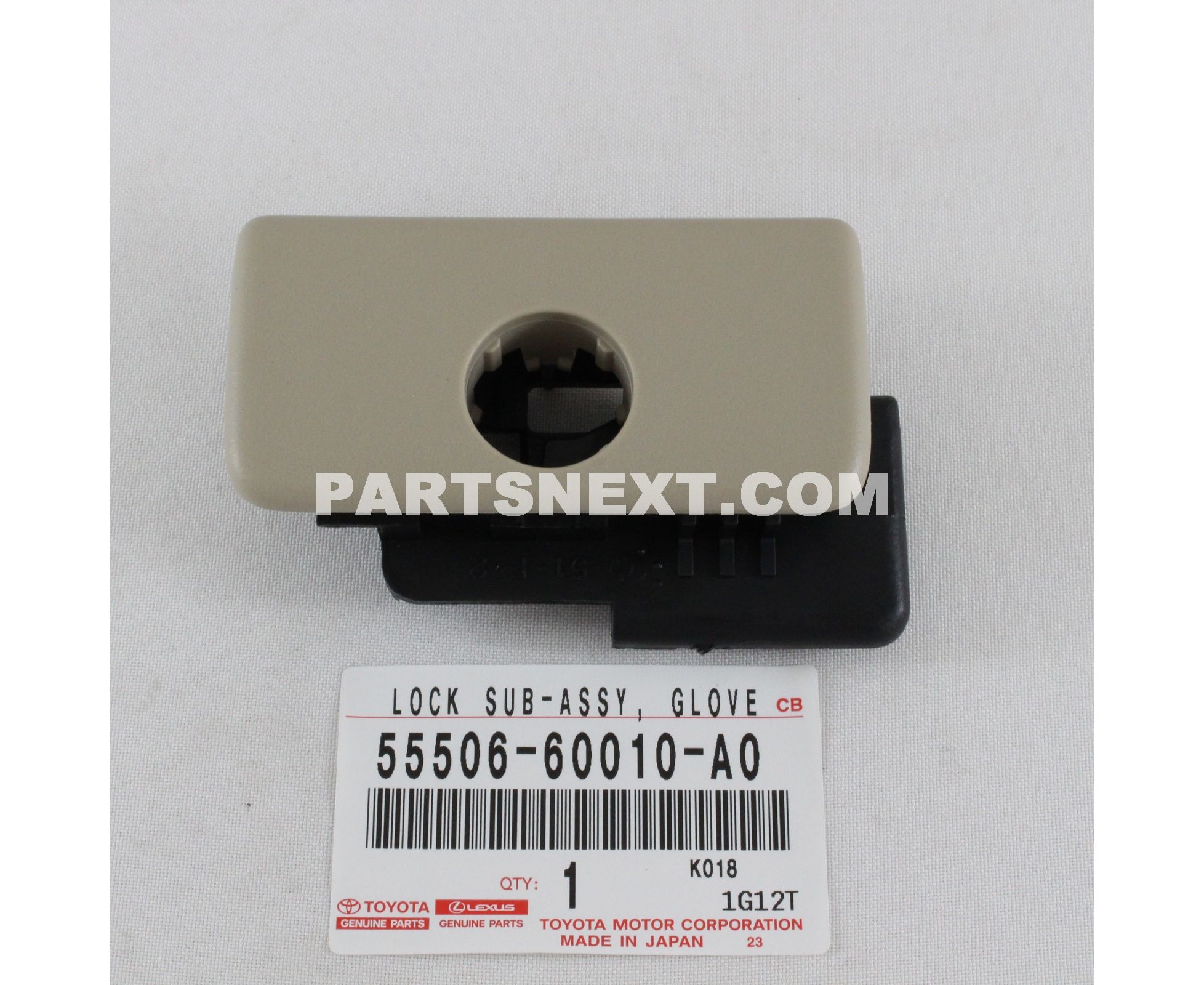 Toyota :: 55506-60010-A0 LOCK ASSY, GLOVE COMPARTMENT DOOR