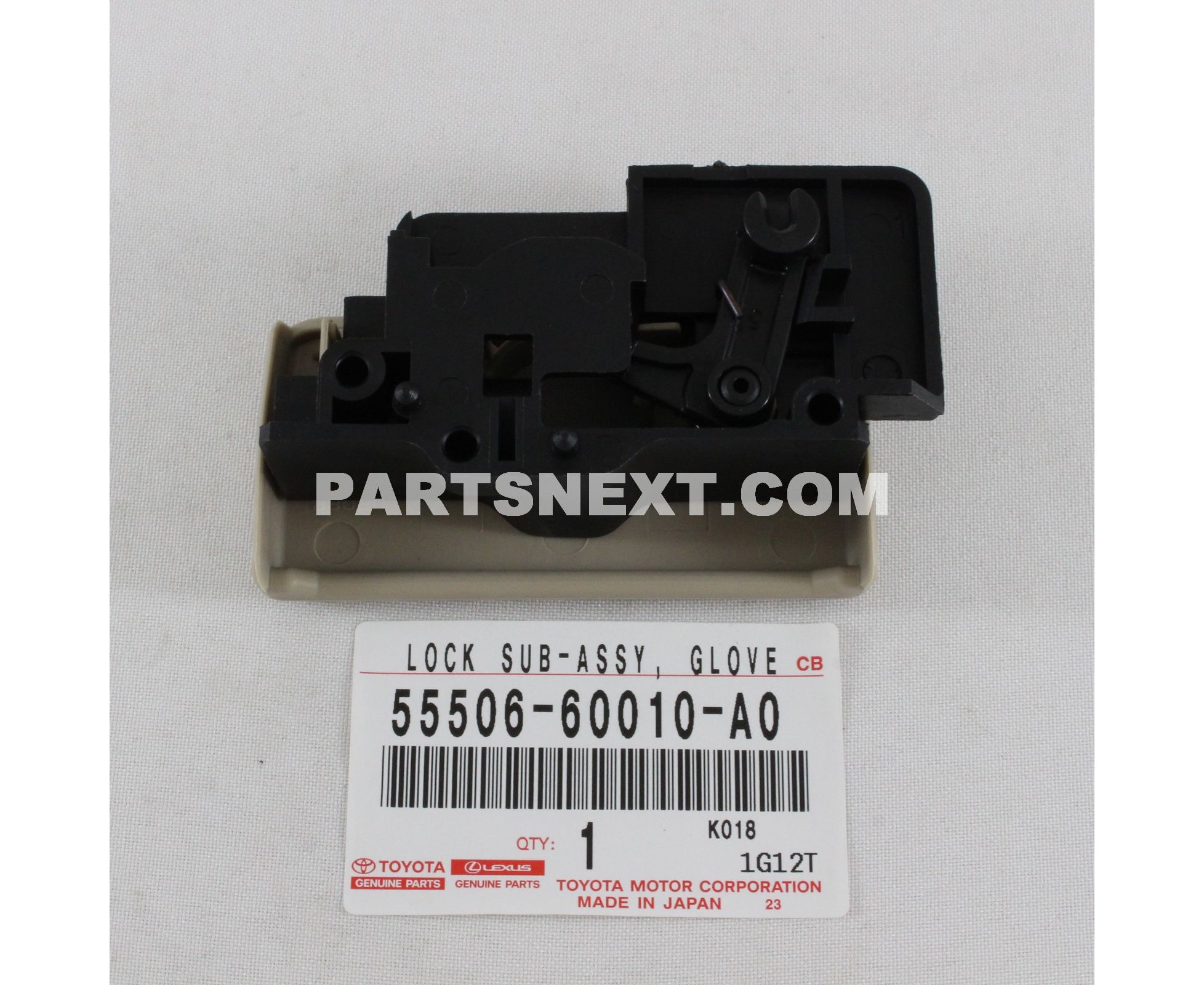 Toyota :: 55506-60010-A0 LOCK ASSY, GLOVE COMPARTMENT DOOR
