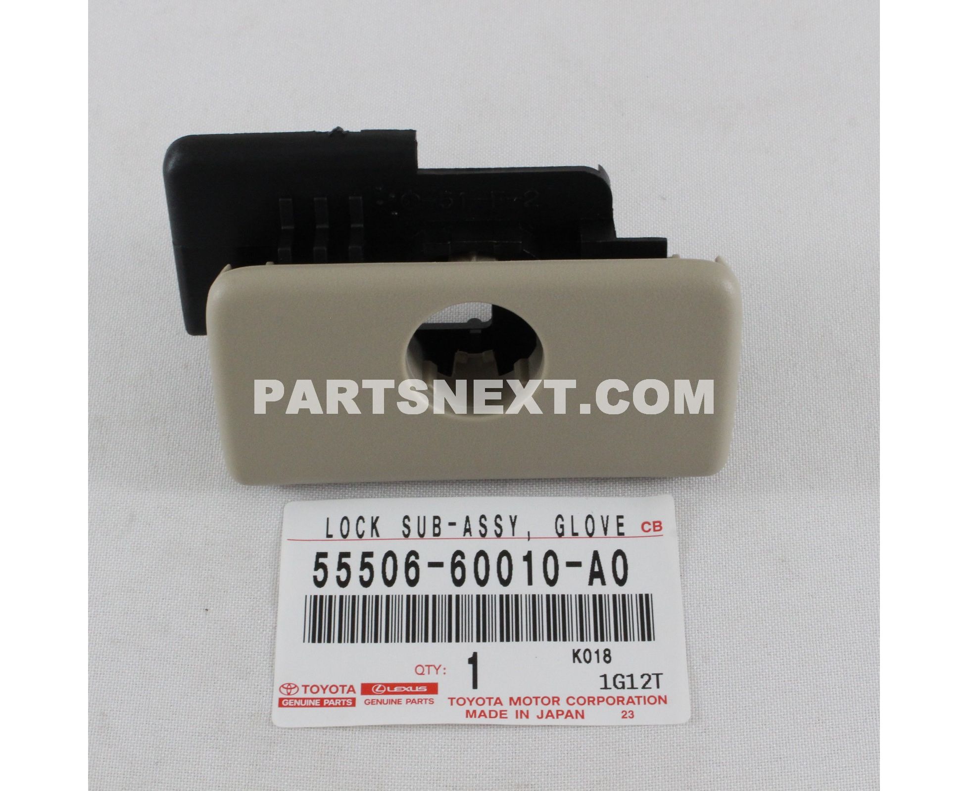 Toyota :: 55506-60010-A0 LOCK ASSY, GLOVE COMPARTMENT DOOR