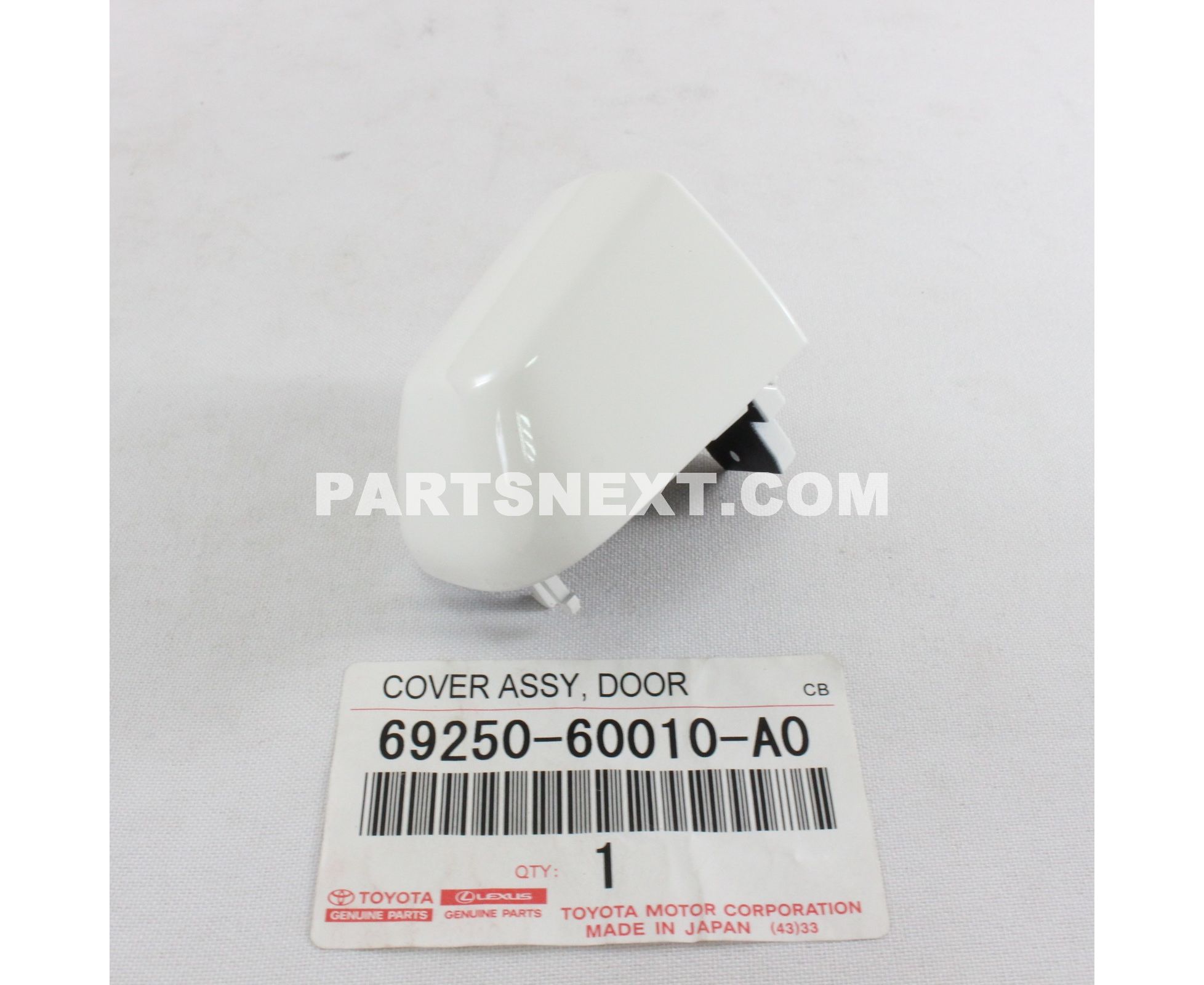 Toyota :: 69250-60010-A0 COVER, REAR DOOR OUTSIDE HANDLE, RH/LH