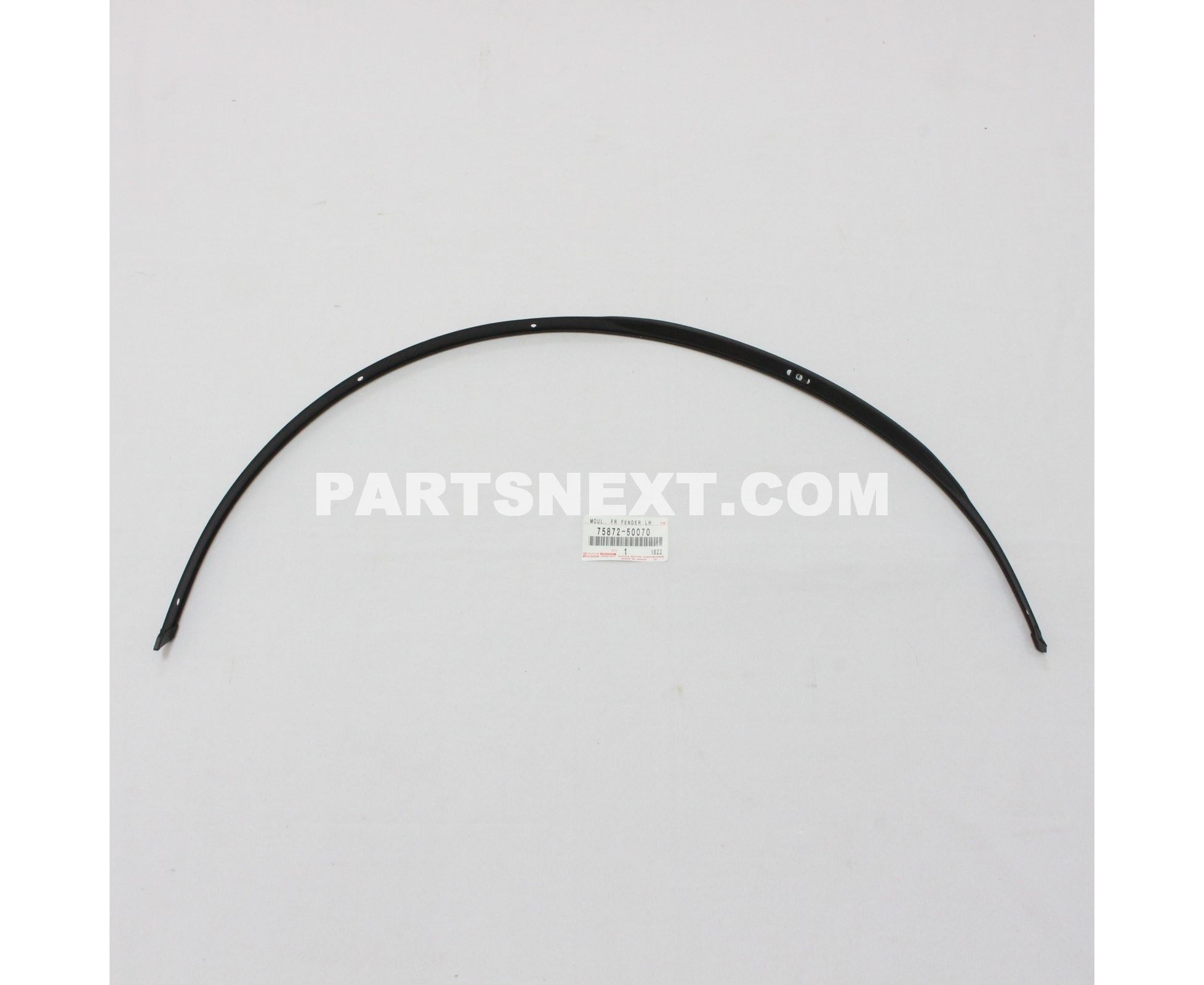 Toyota :: 75872-50070 MOULDING, FRONT FENDER WHEEL OPENING, LH