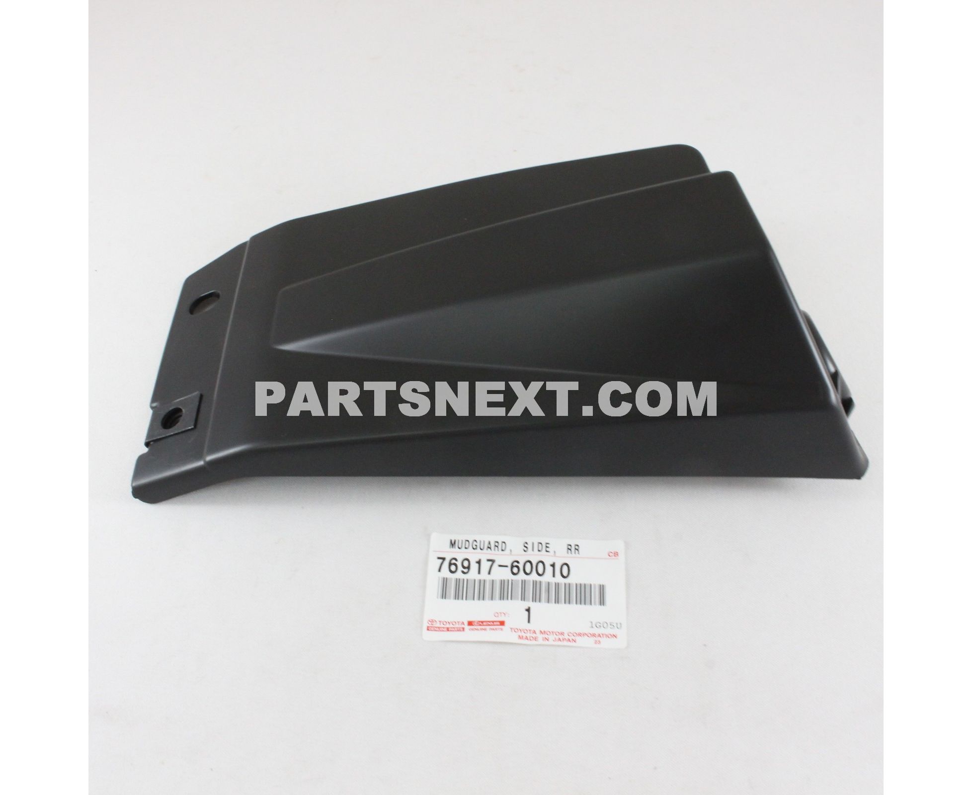 Toyota :: 76917-60010 MUDGUARD, SIDE, REAR RH