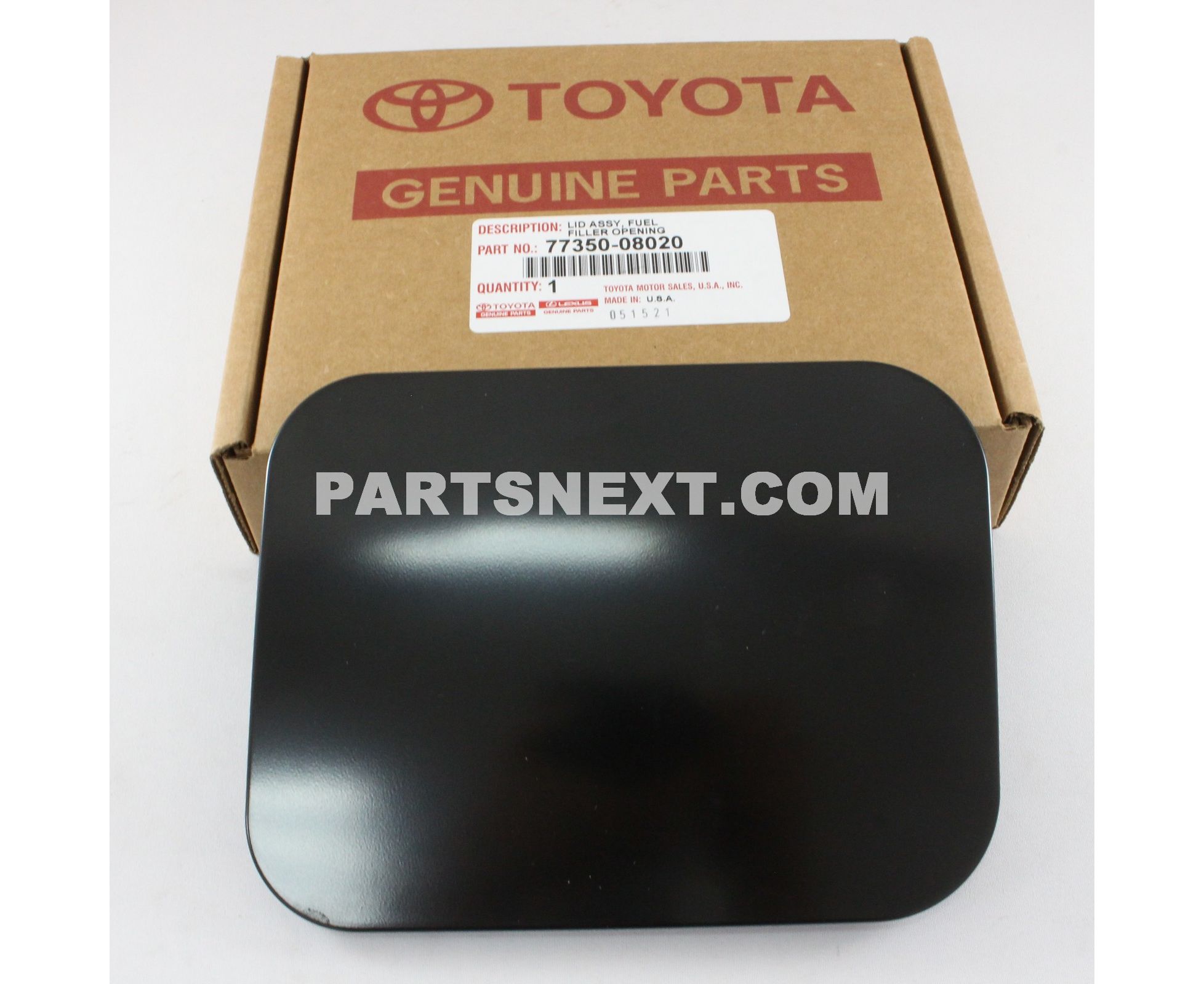 Toyota :: 77350-08020 LID ASSY, FUEL FILLER OPENING