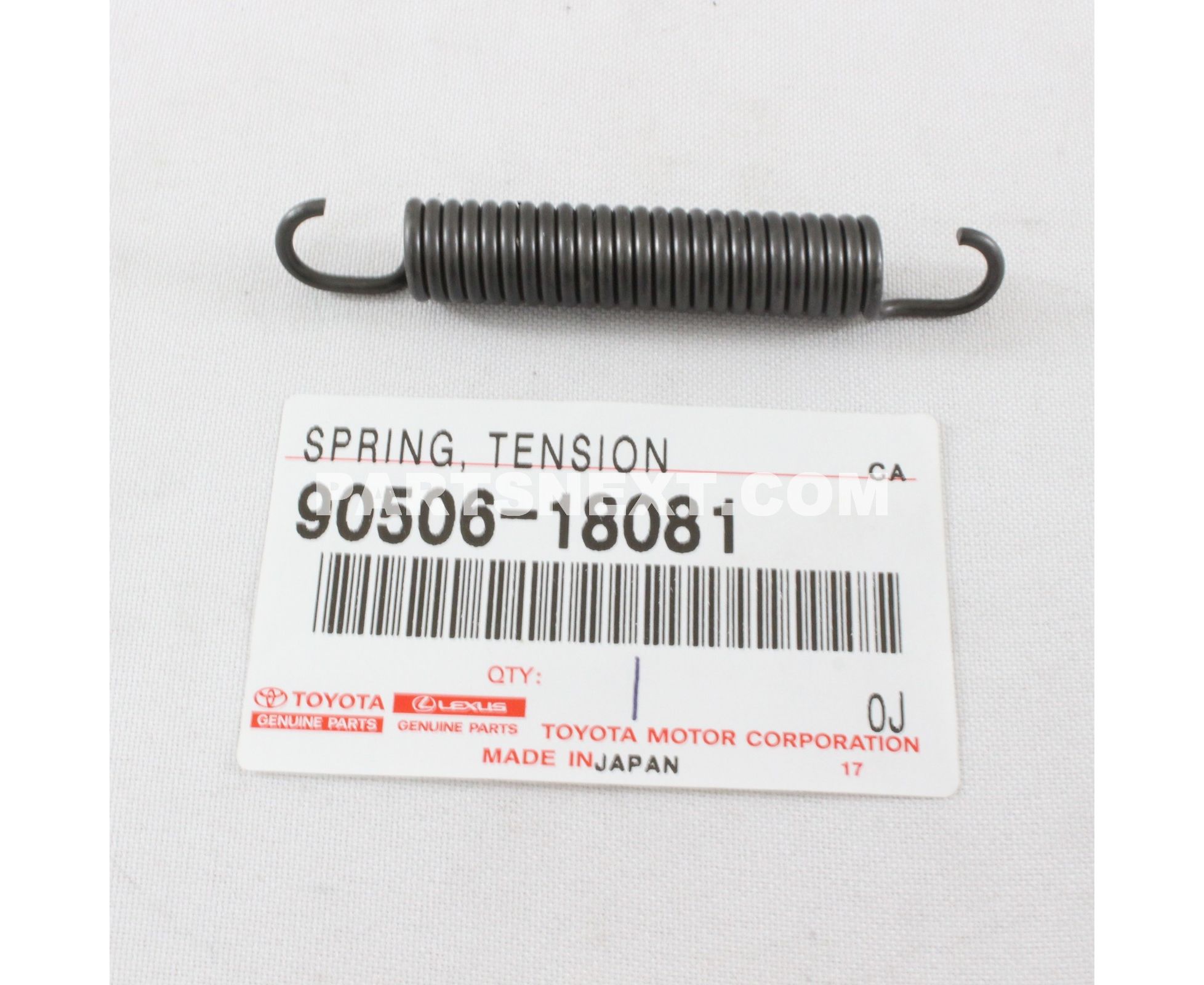 Toyota :: 90506-18081 SPRING, TENSION(FOR REAR BRAKE SHOE RETURN)