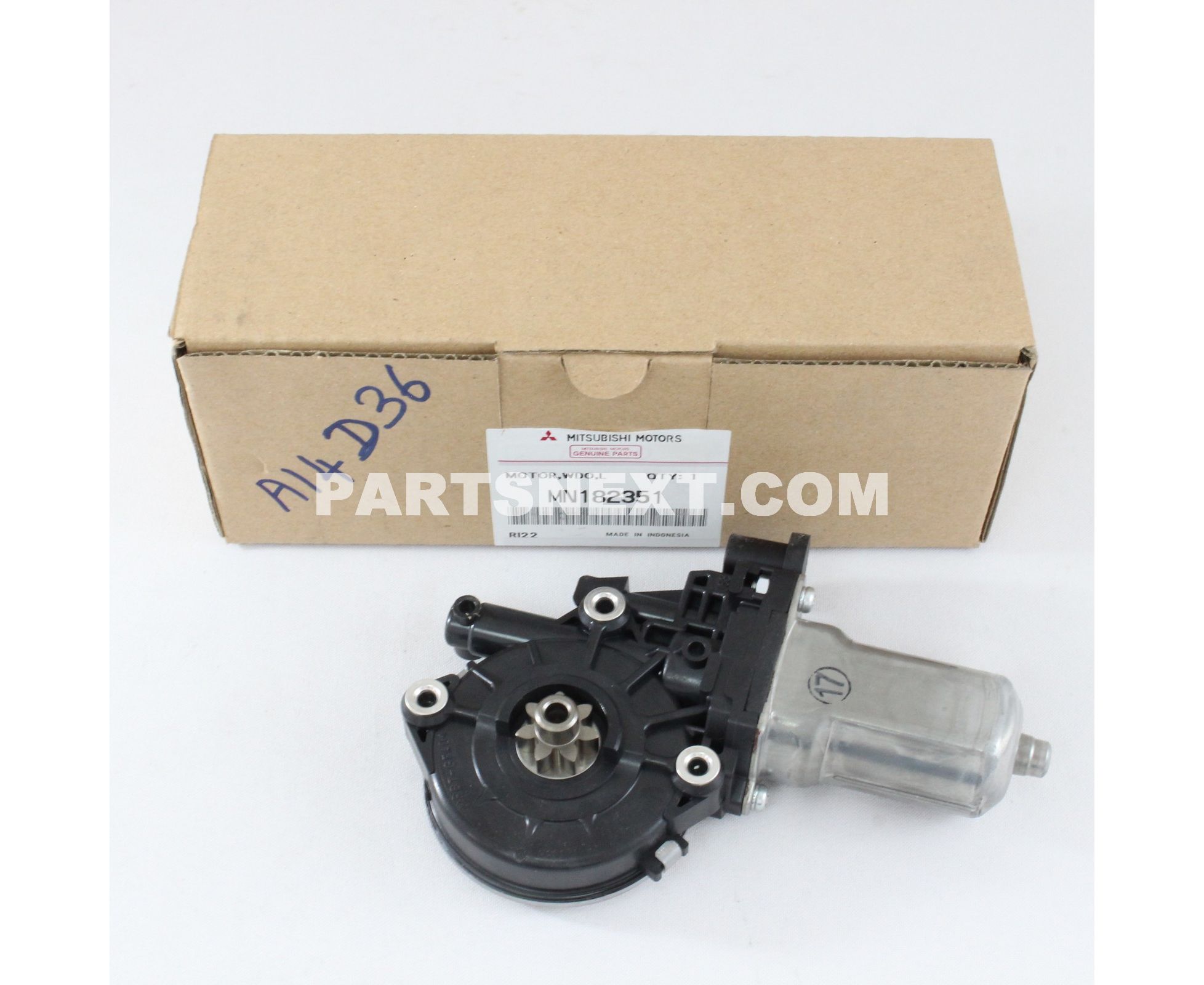 Mitsubishi :: MN182351 MOTOR,F/DR POWER WDO REG,L