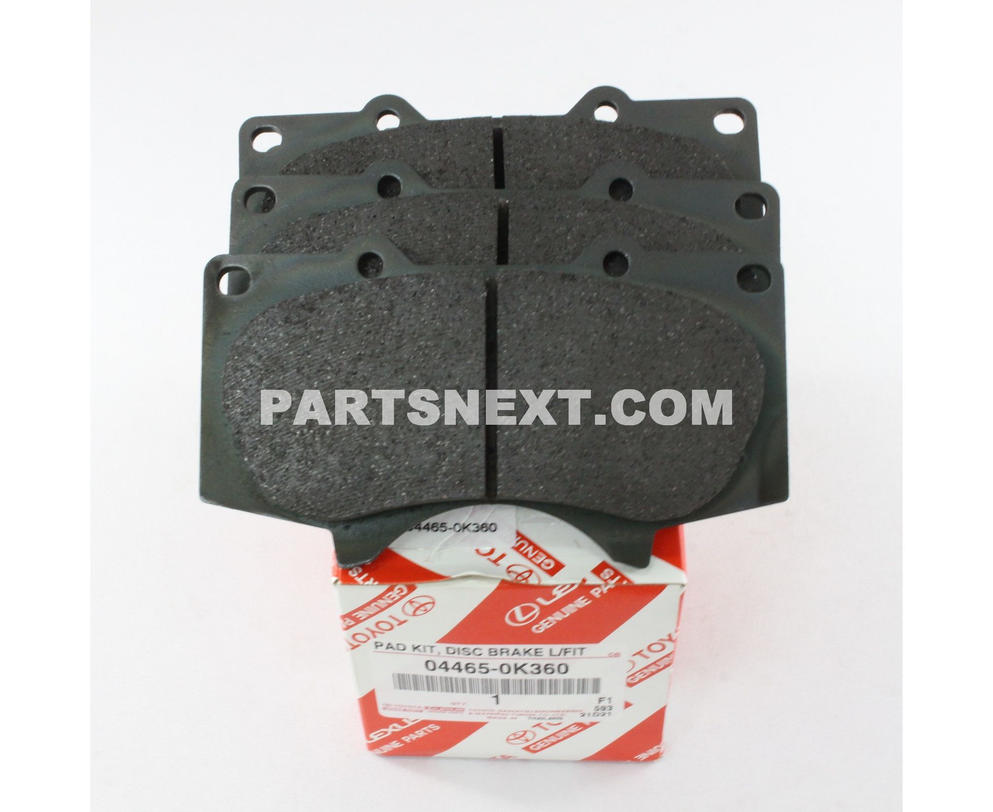 Toyota :: 04465-0K360 PAD KIT DISC BRAKE