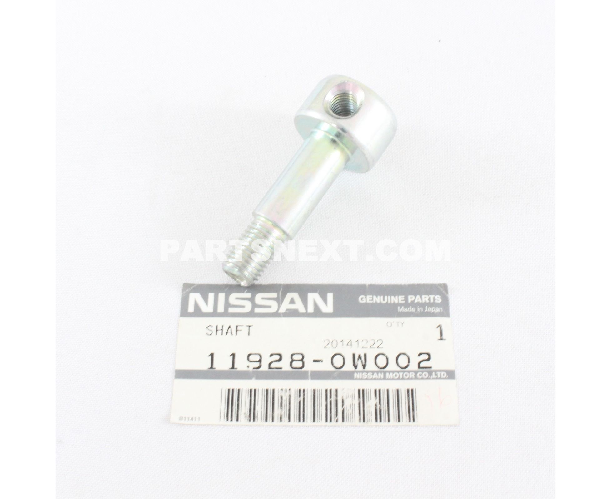 Nissan :: 11928-0W002 SHAFT-IDLER PULLEY