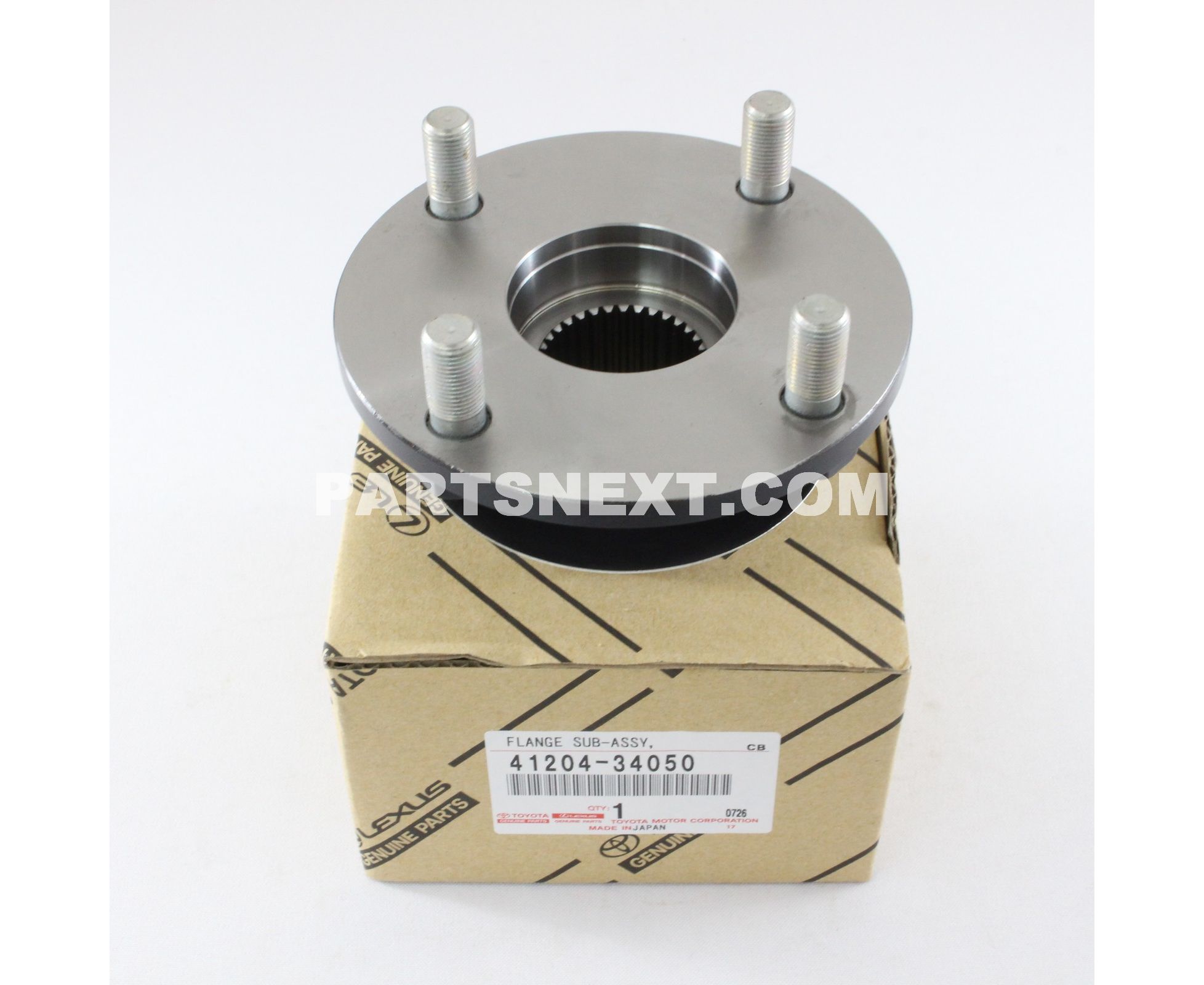 Toyota :: 41204-34050 FLANGE SUB-ASSY, FRONT DRIVE PINION COMPANION, FRONT