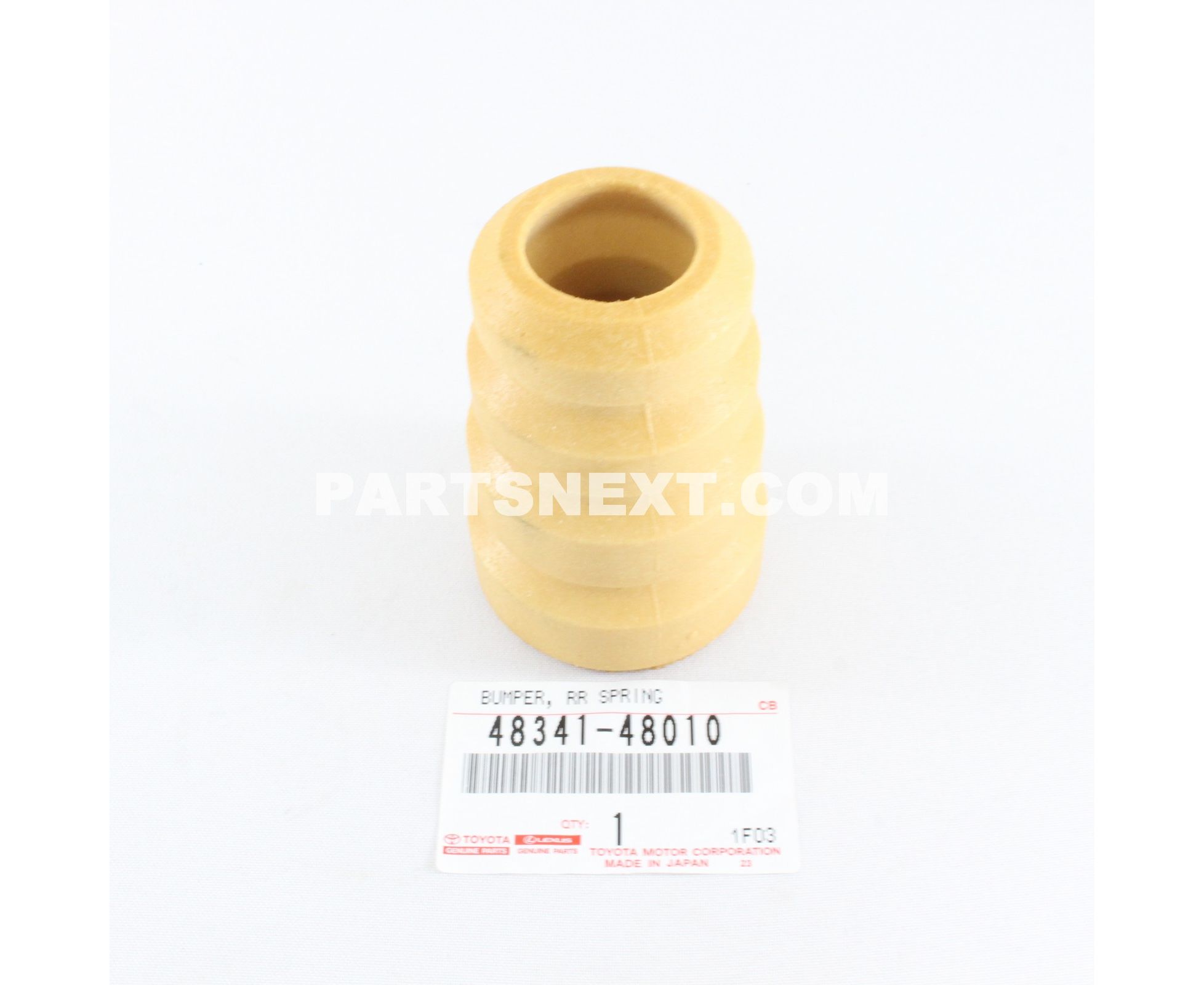 Toyota :: 48341-48010 BUMPER, REAR SPRING, NO.1, RH/LH