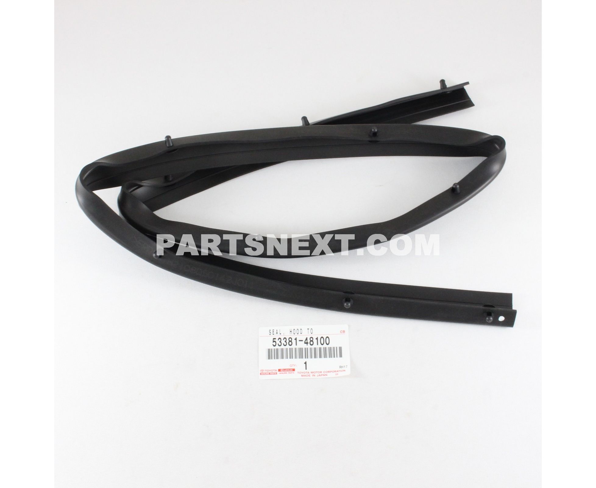 Toyota :: 53381-48100 SEAL, HOOD TO