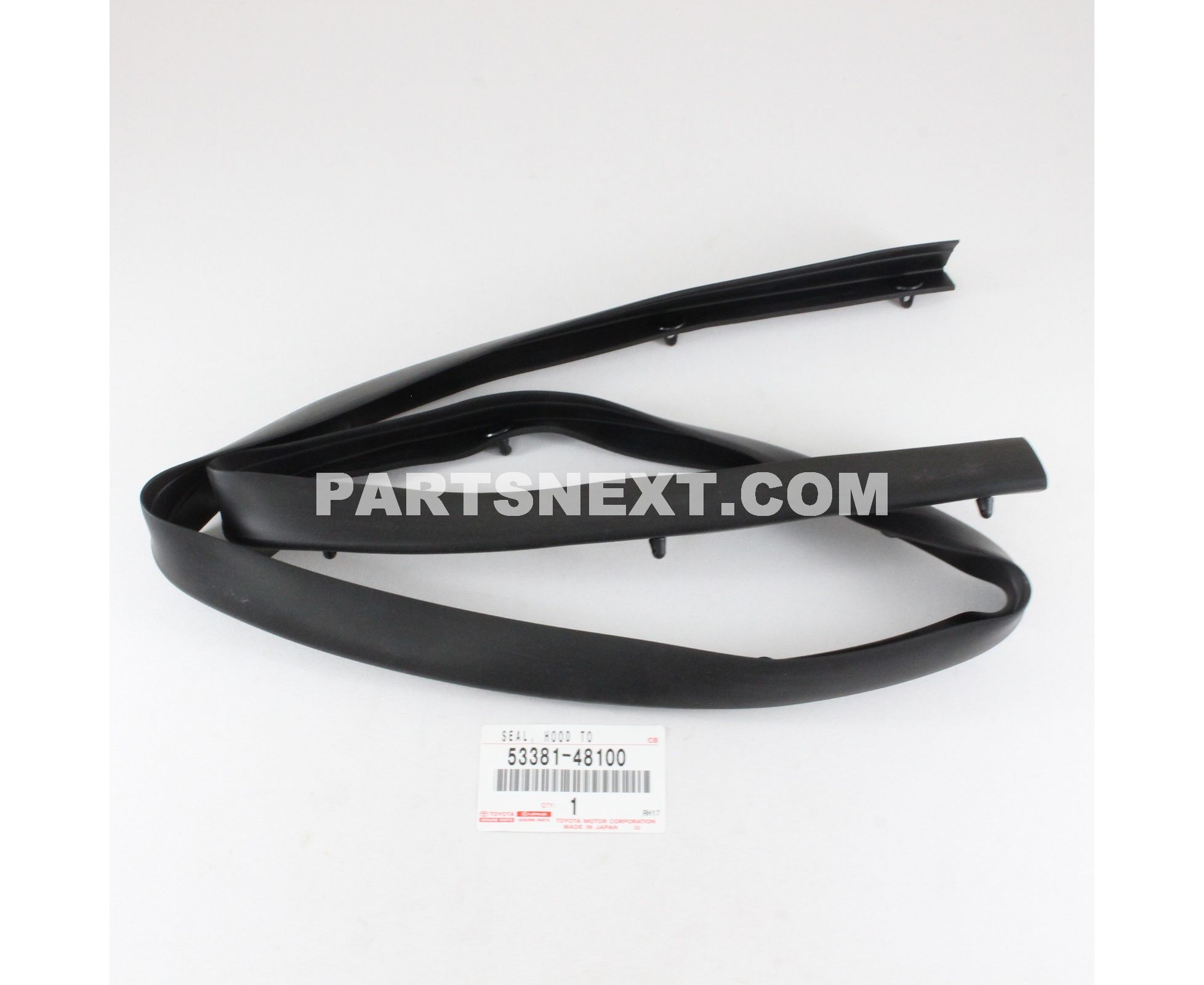 Toyota :: 53381-48100 SEAL, HOOD TO