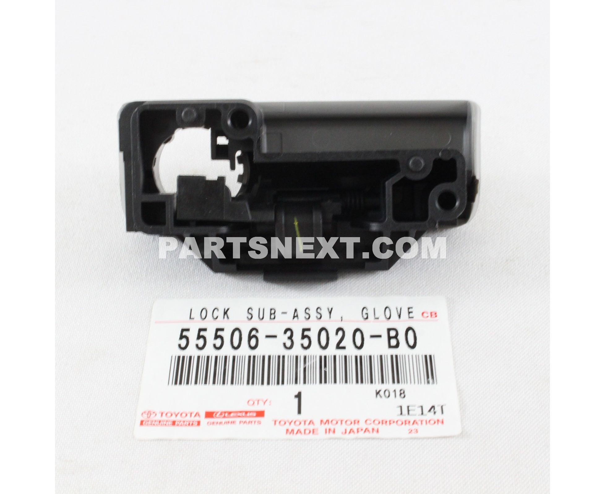 Toyota :: 55506-35020-B0 LOCK SUB-ASSY, GLOVE COMPARTMENT DOOR