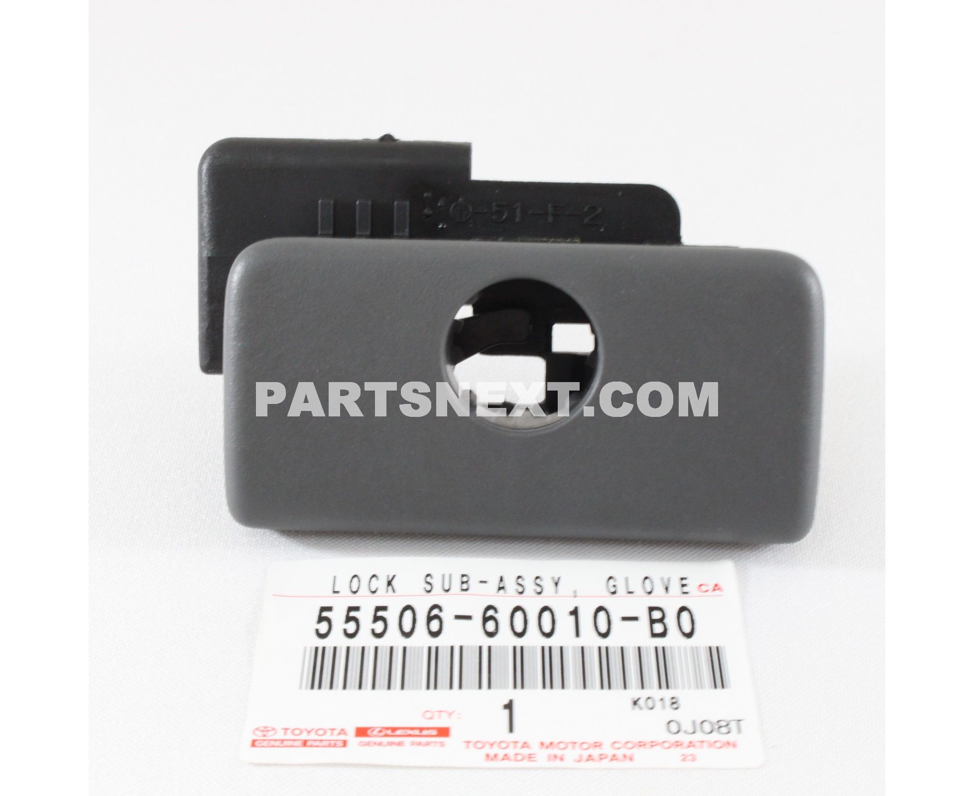 Toyota :: 55506-60010-B0 LOCK ASSY, GLOVE COMPARTMENT DOOR