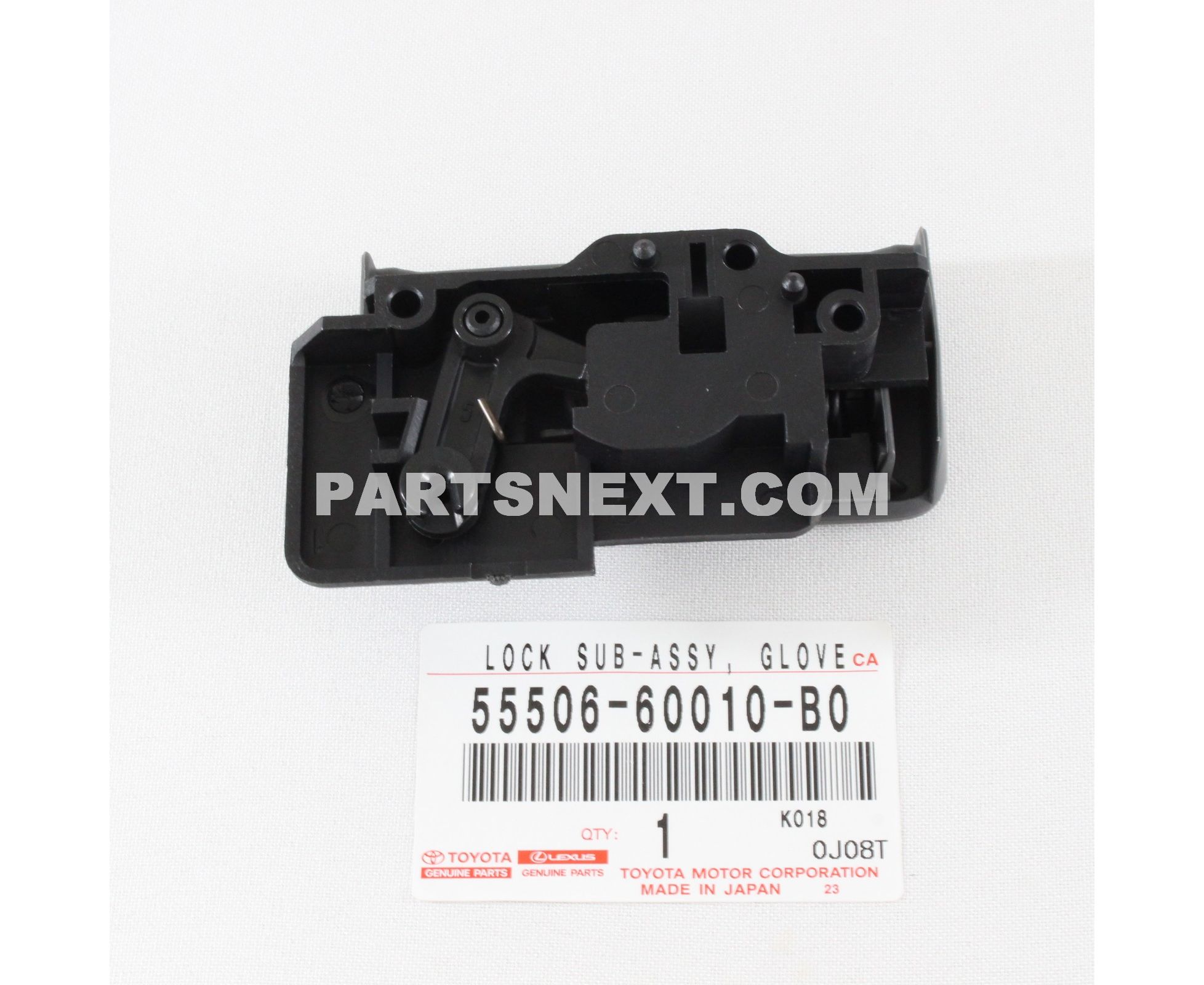 Toyota :: 55506-60010-B0 LOCK ASSY, GLOVE COMPARTMENT DOOR