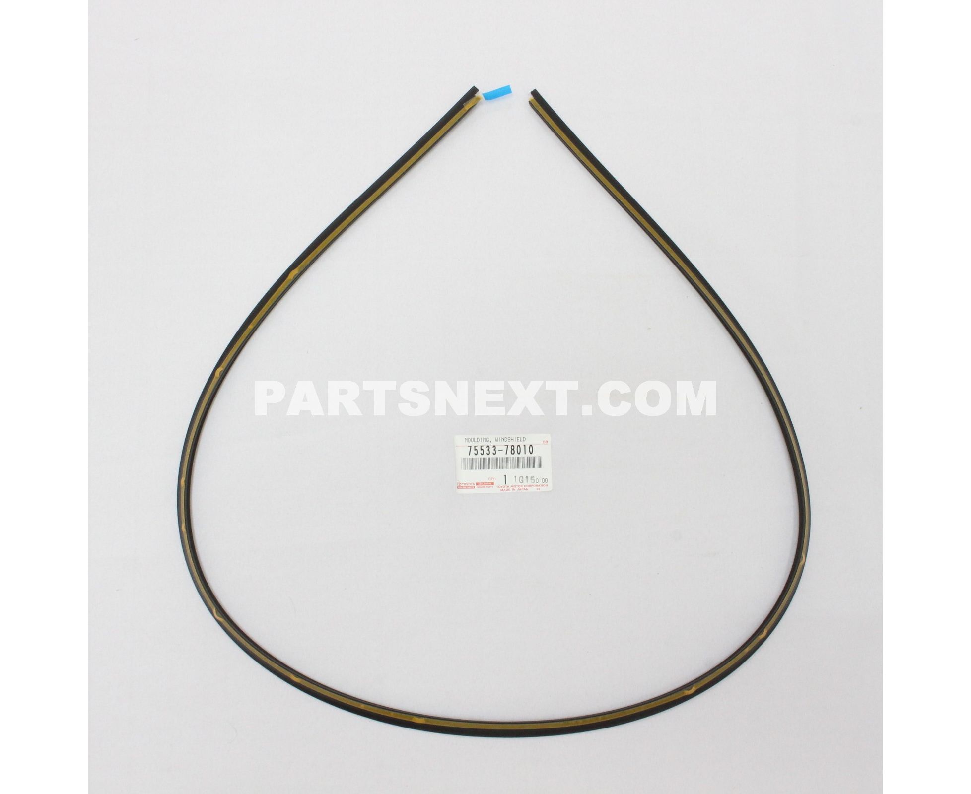 Toyota :: 75533-78010 MOULDING, WINDSHIELD, OUTSIDE