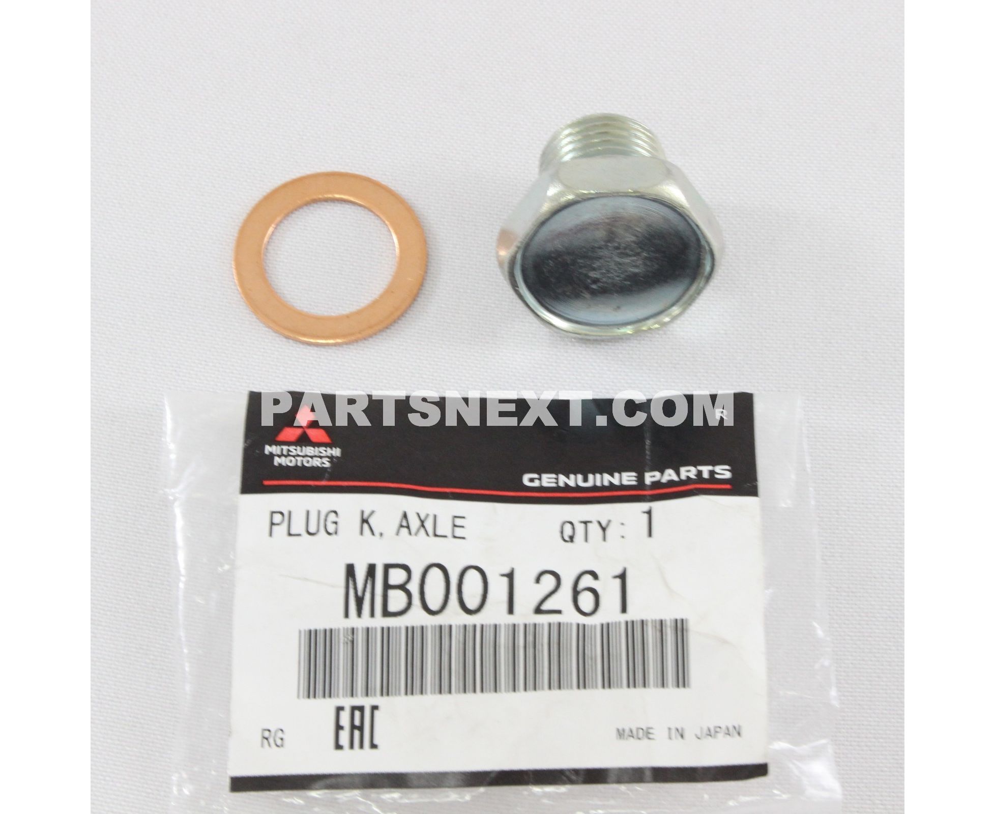 Mitsubishi :: MB001261 PLUG KIT,FR AXLE HOUSING