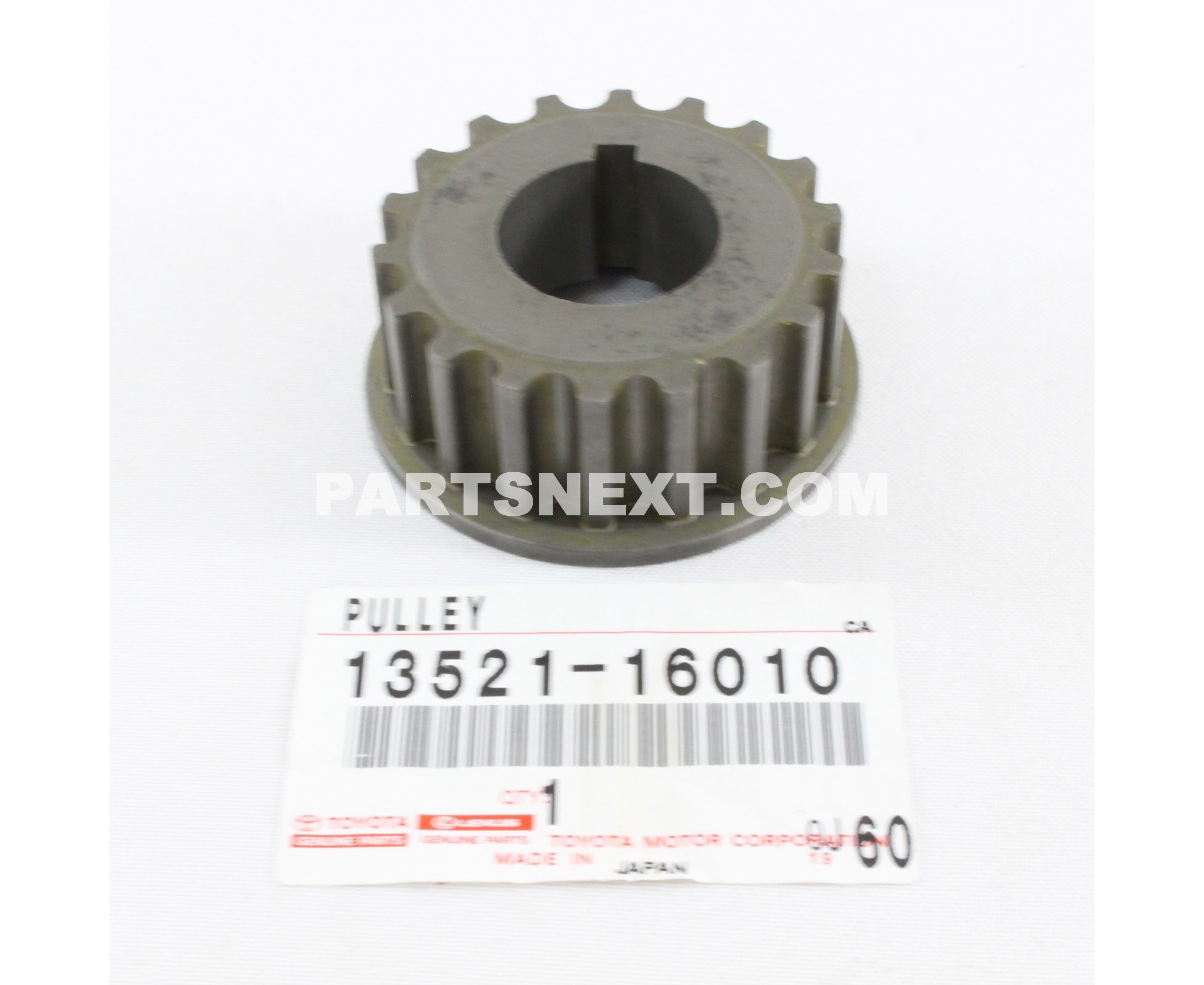 Toyota :: 13521-16010 PULLEY, CRANKSHAFT TIMING