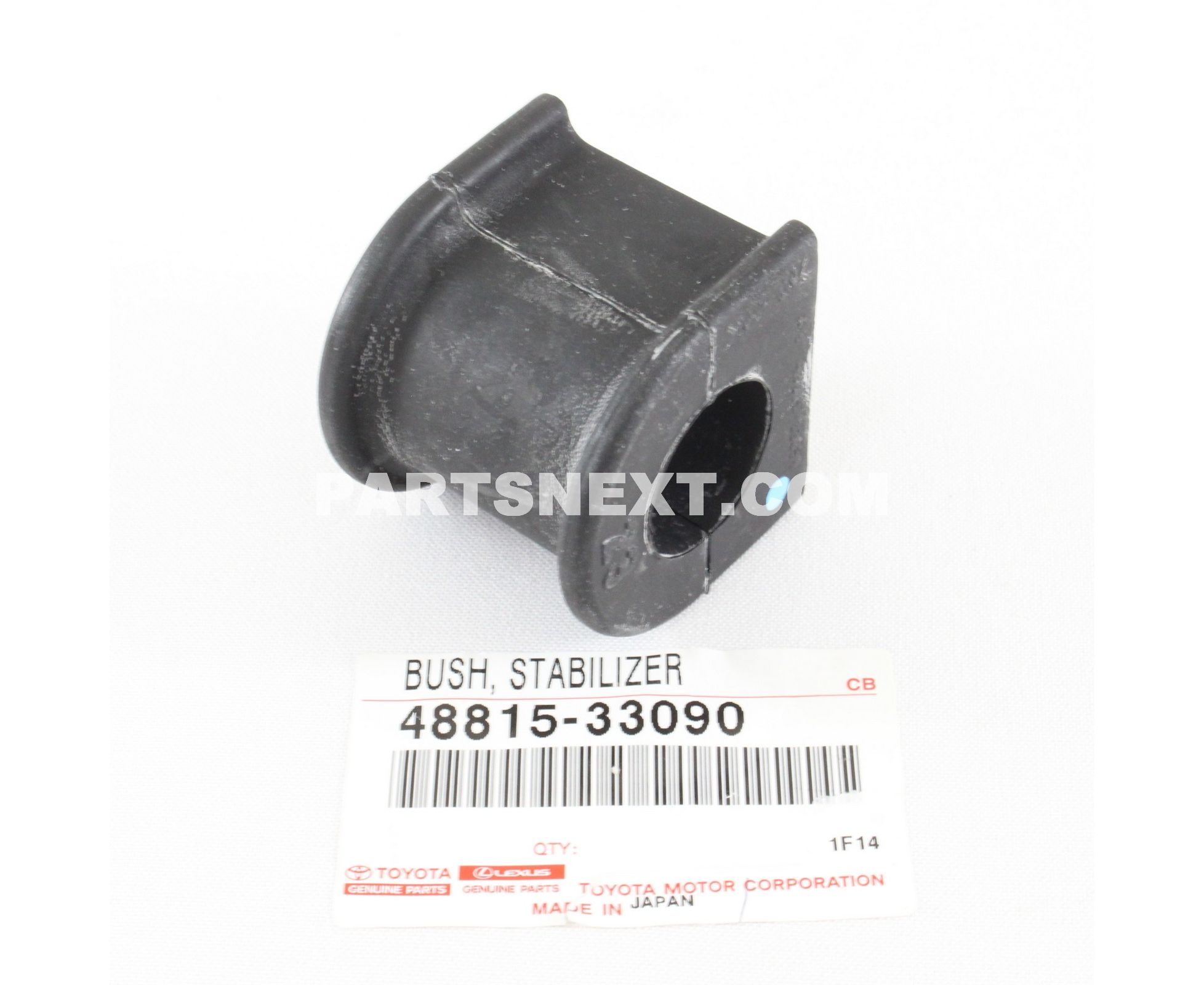 Toyota :: 48815-33090 BUSH, FRONT STABILIZER BAR, NO.1