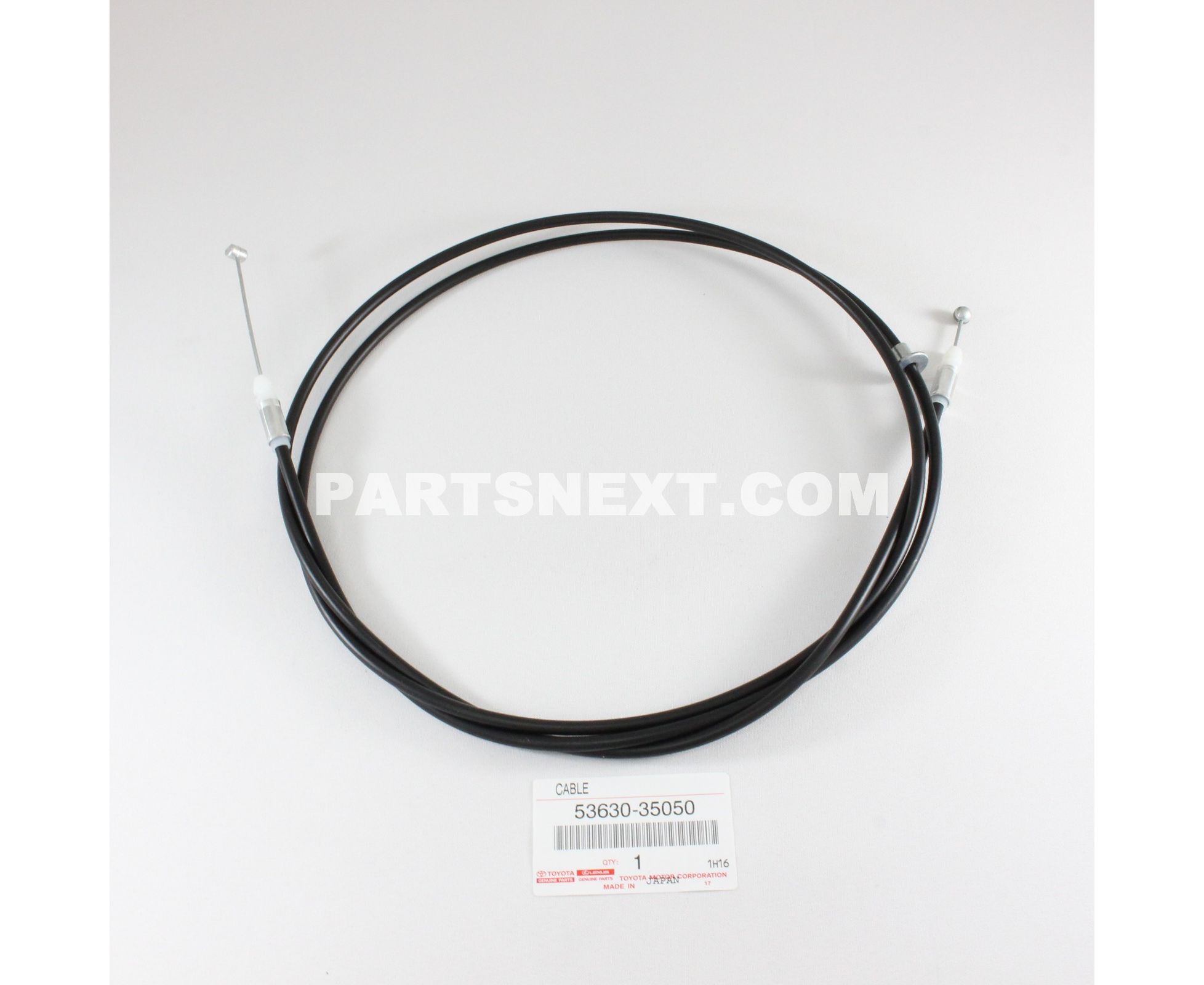 Toyota :: 53630-35050 CABLE ASSY, HOOD LOCK CONTROL