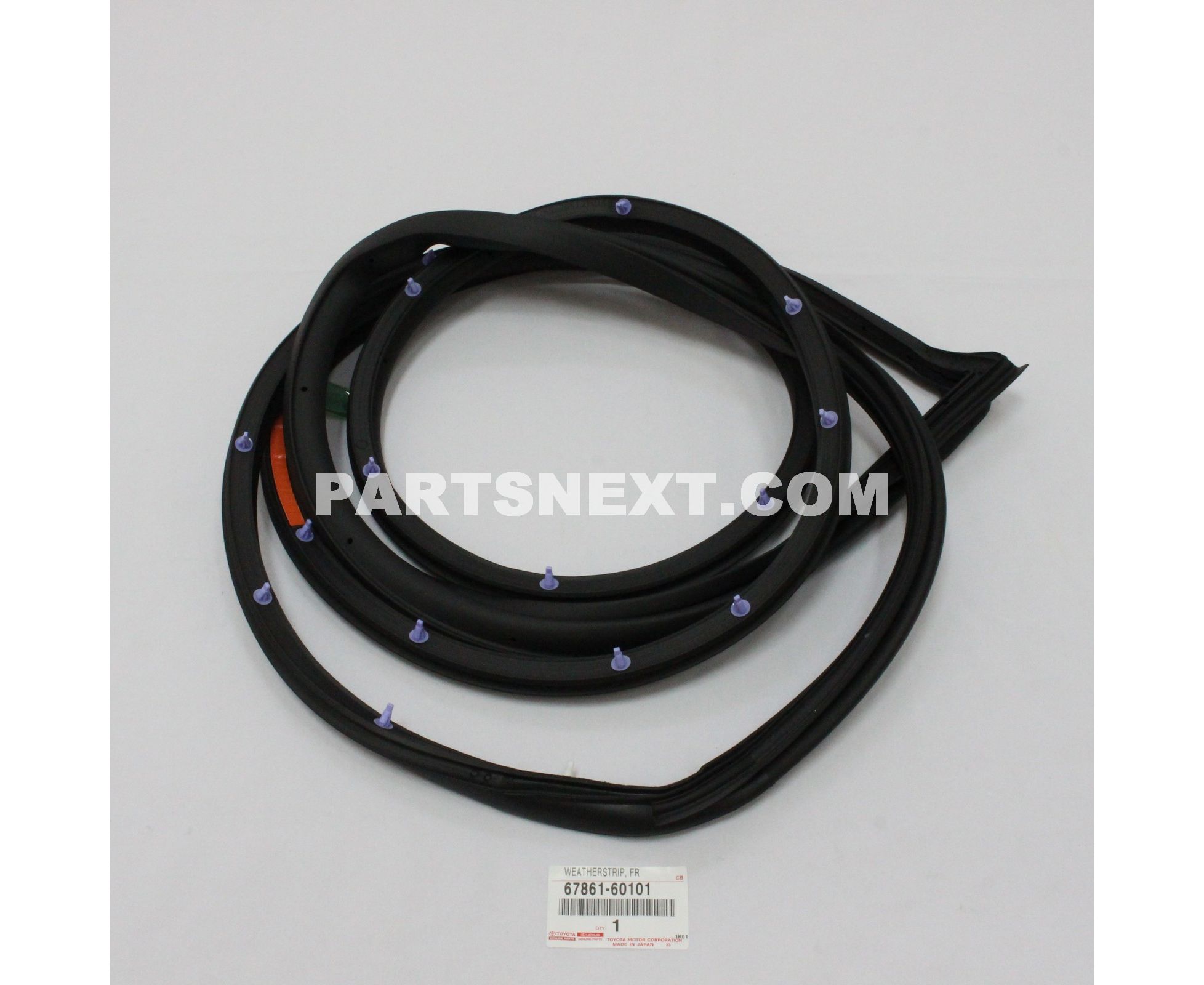 Toyota :: 67861-60101 WEATHERSTRIP, FRONT DOOR, RH