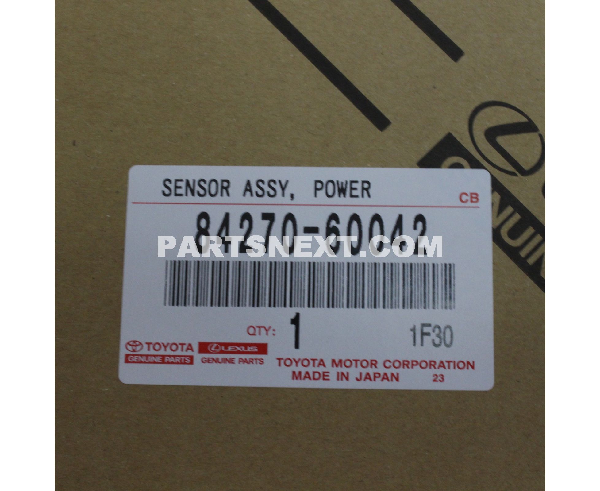 Toyota :: 84270-60042 SENSOR ASSY, POWER BACK DOOR, RH