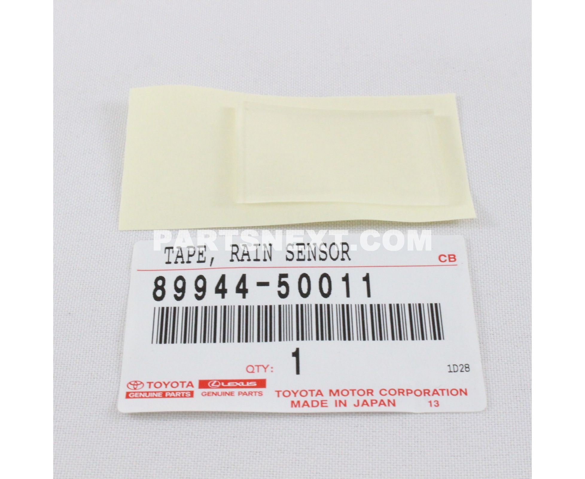 Toyota :: 89944-50011 TAPE, RAIN SENSOR