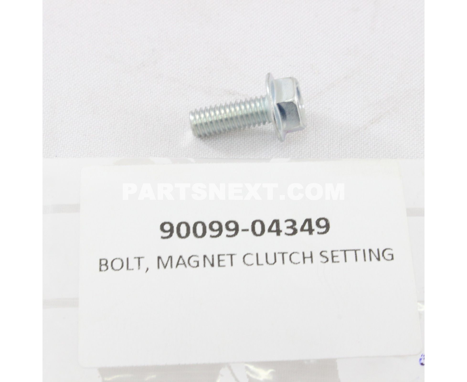 Toyota :: 90099-04349 BOLT, MAGNET CLUTCH SETTING