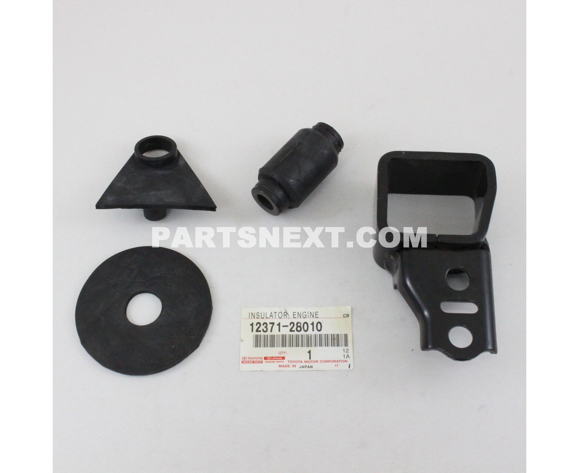 Toyota :: 12371-28010 INSULATOR, ENGINE MOUNTING, REAR