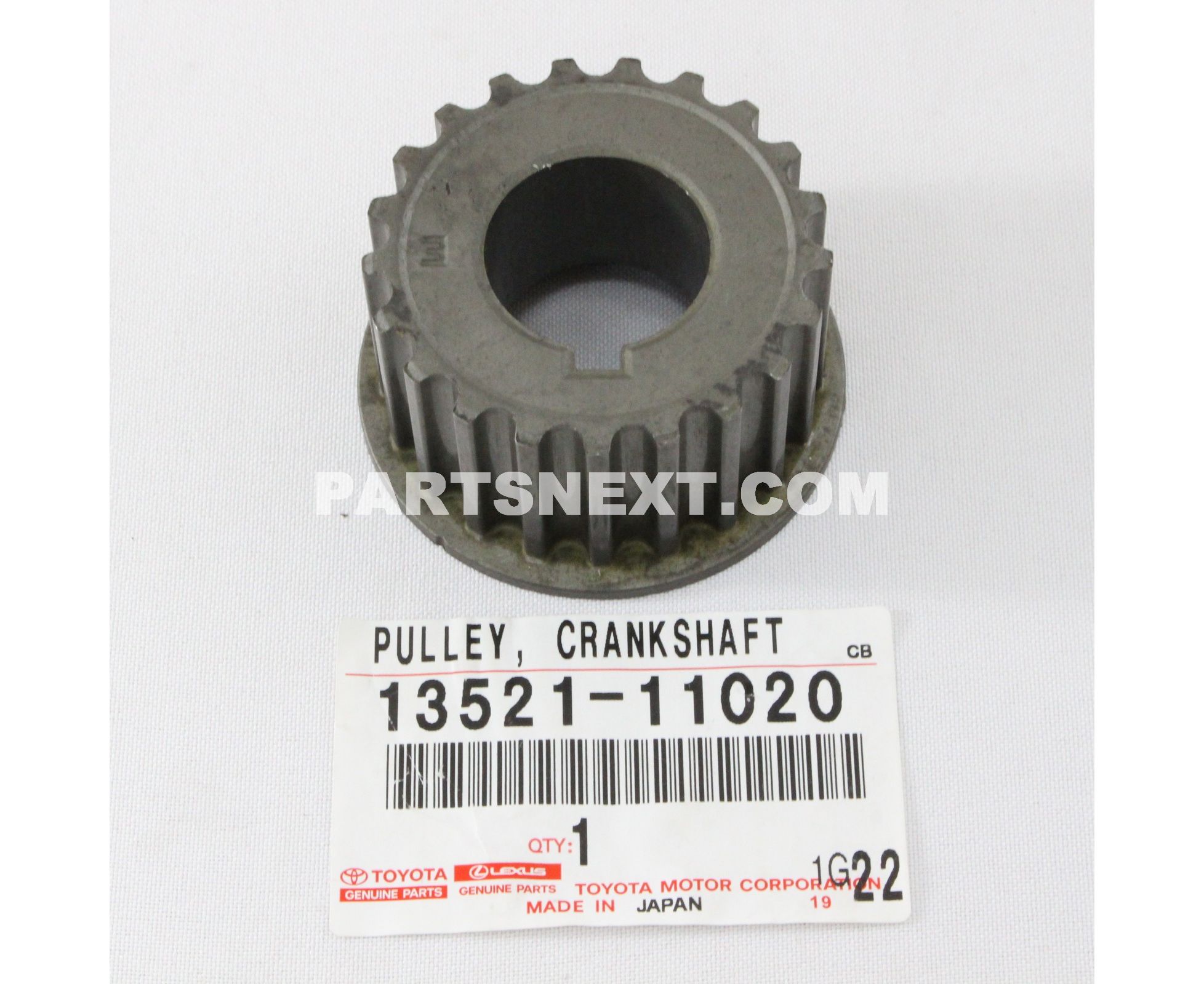 Toyota :: 13521-11020 PULLEY, CRANKSHAFT TIMING