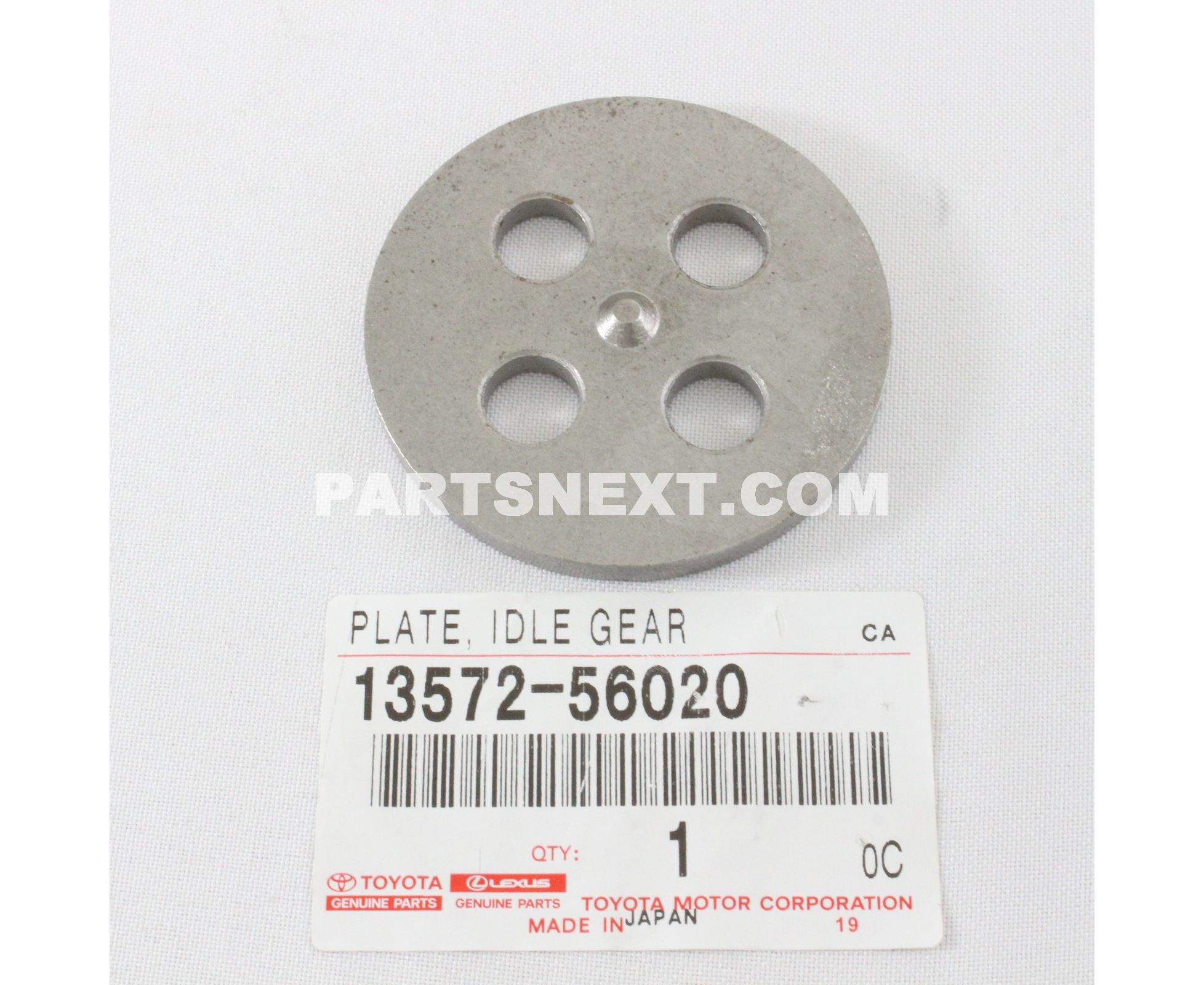 Toyota :: 13572-56020 PLATE, IDLE GEAR THRUST