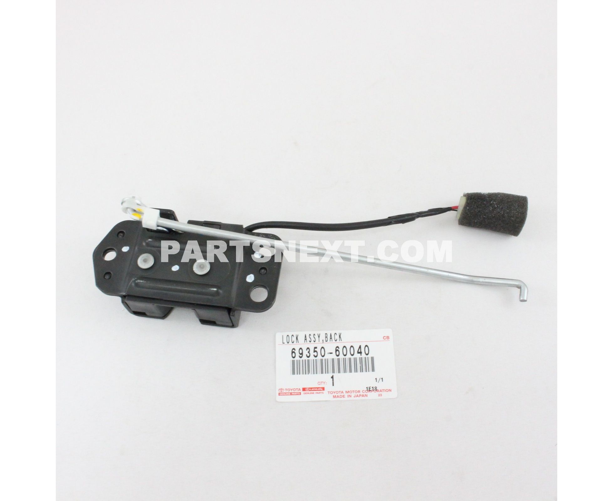 Toyota :: 69350-60040 LOCK ASSY, BACK DOOR