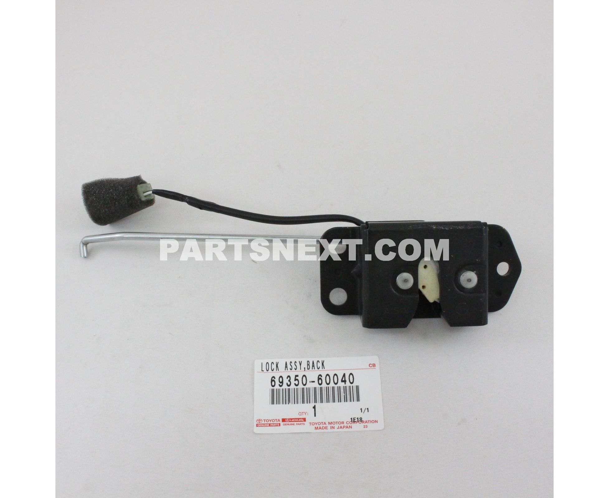Toyota :: 69350-60040 LOCK ASSY, BACK DOOR