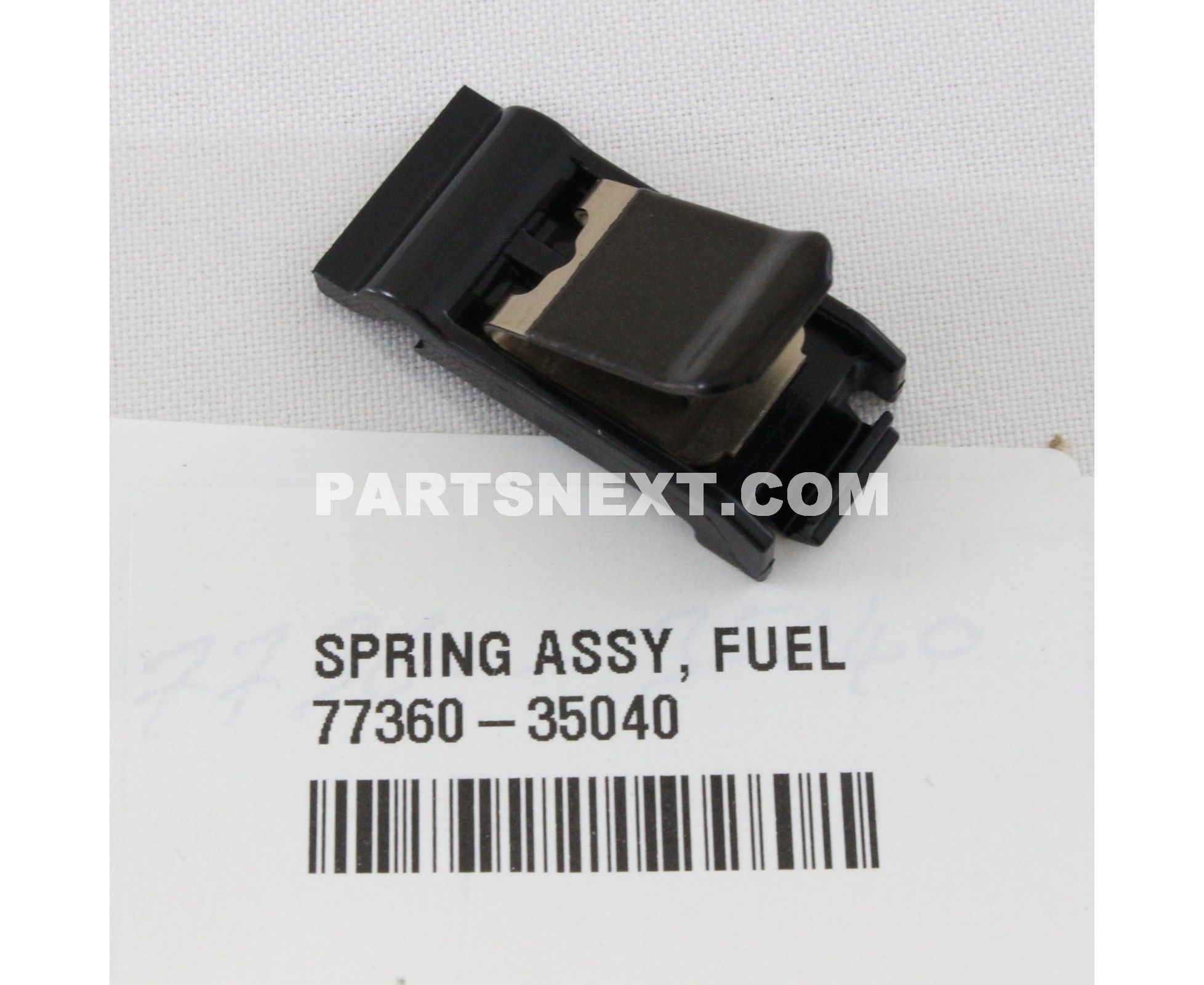 Toyota :: 77360-35040 SPRING, FUEL FILLER OPENING LID HINGE