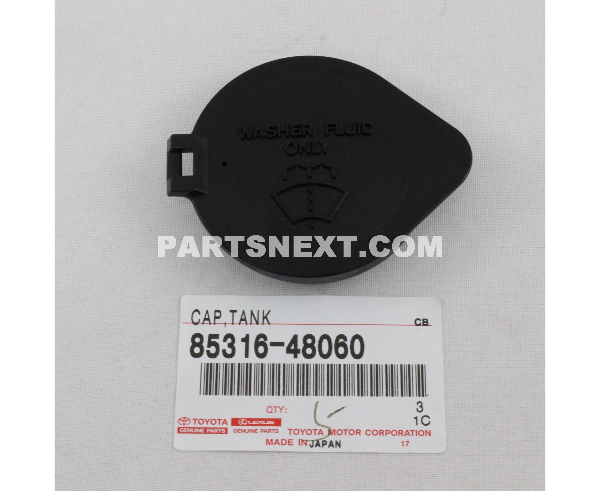 Toyota :: 85316-48060 CAP, WINDSHIELD WASHER JAR