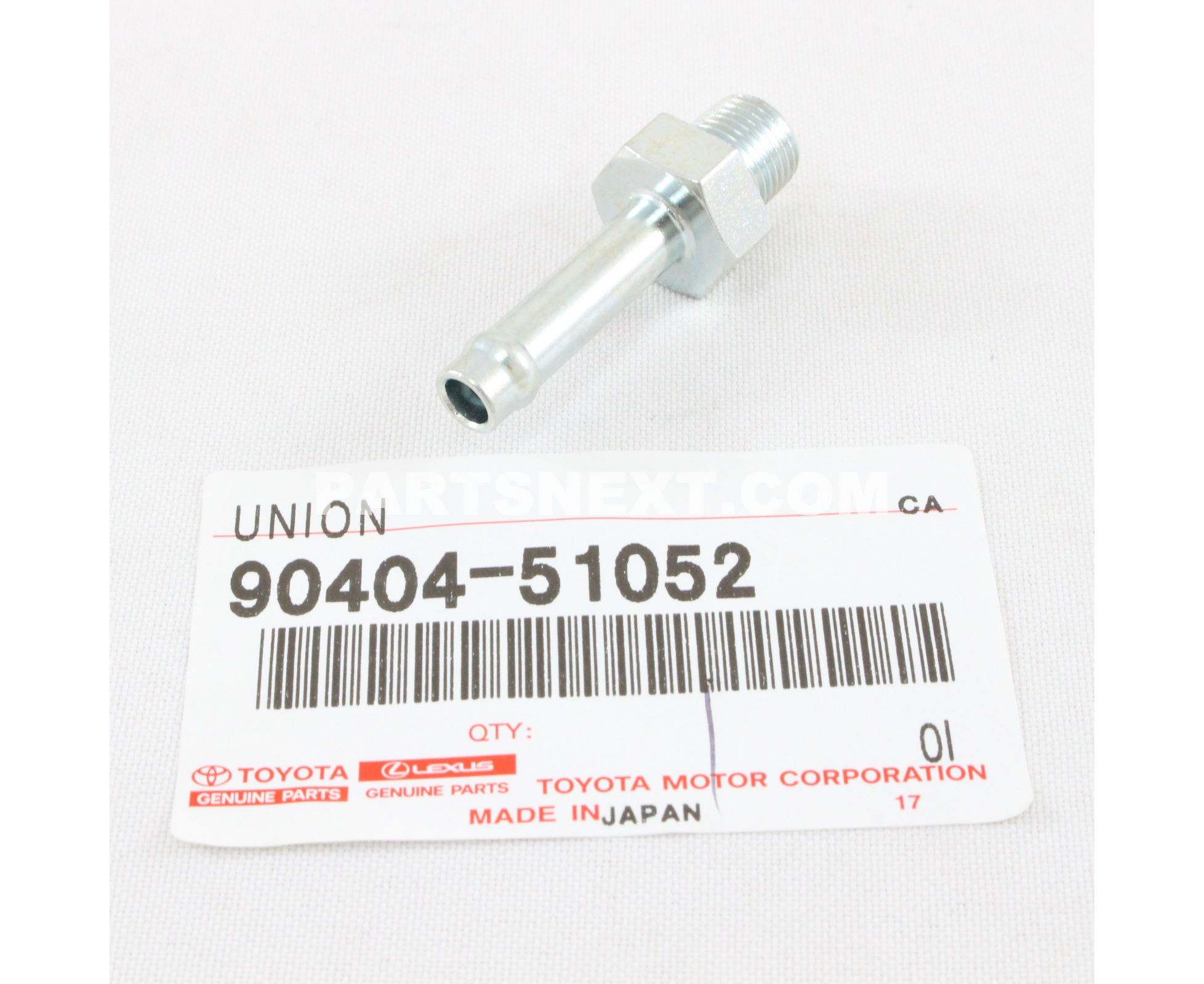 Toyota :: 90404-51052 UNION (FOR REAR AXLE BREATHER HOUSE)