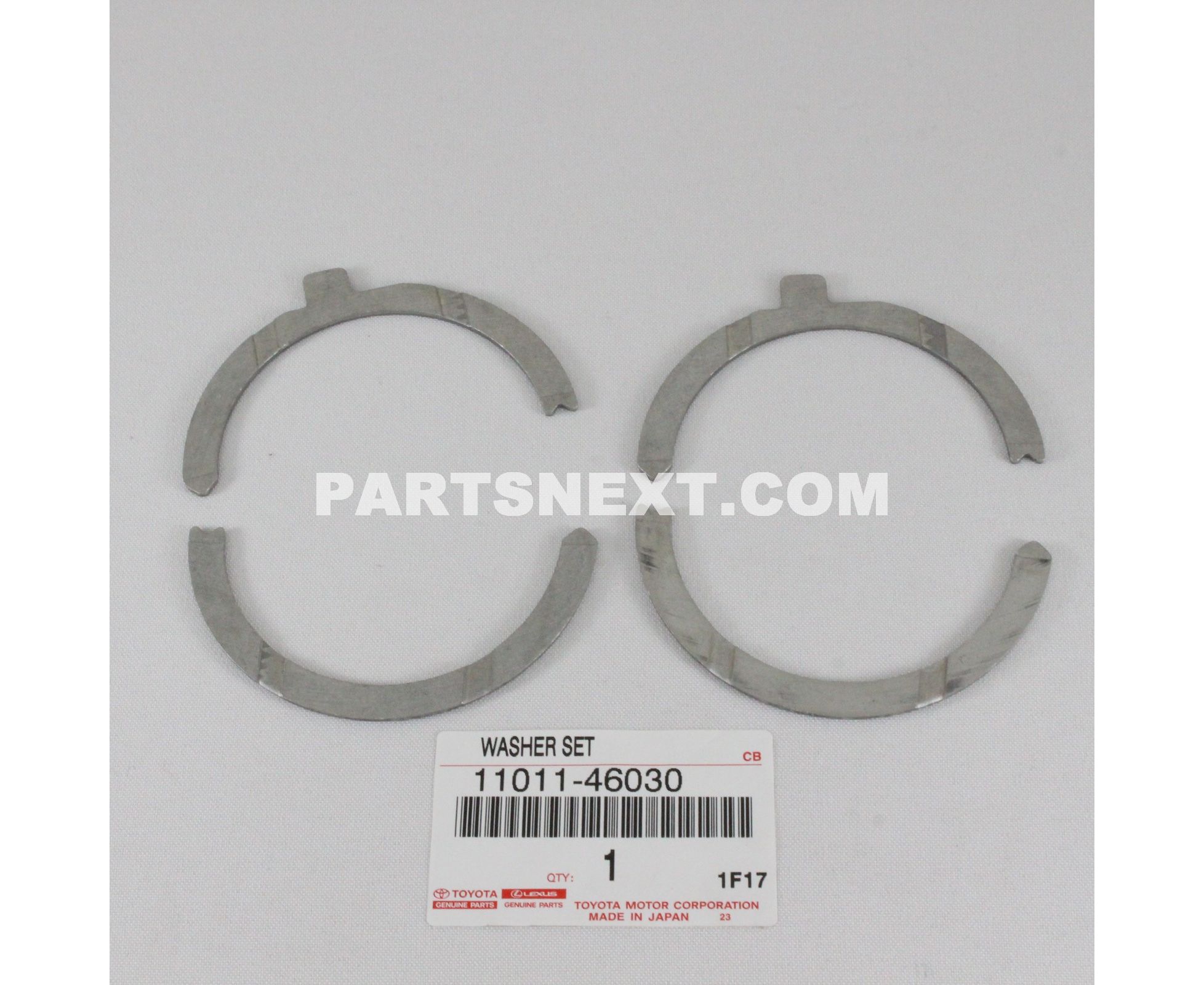 Toyota :: 11011-46030 WASHER SET, CRANKSHAFT THRUST