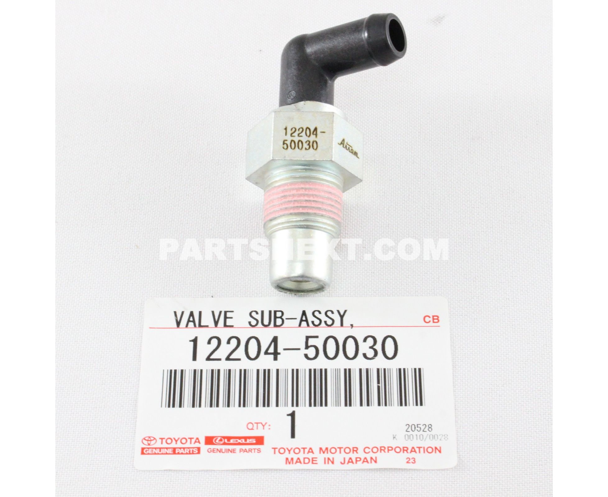 Toyota :: 12204-50030 VALVE SUB-ASSY, VENTILATION