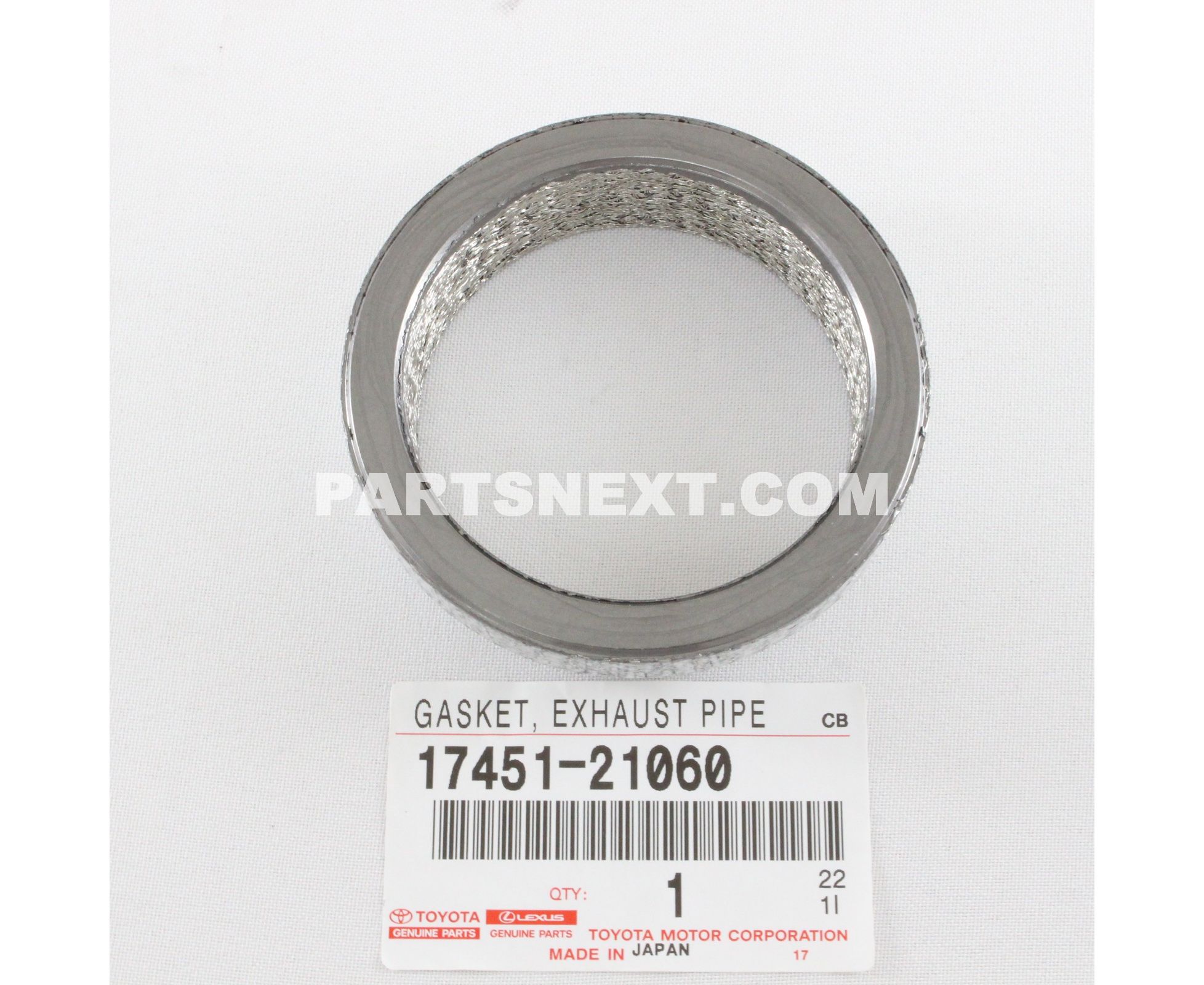 Toyota :: 17451-21060 GASKET, EXHAUST PIPE
