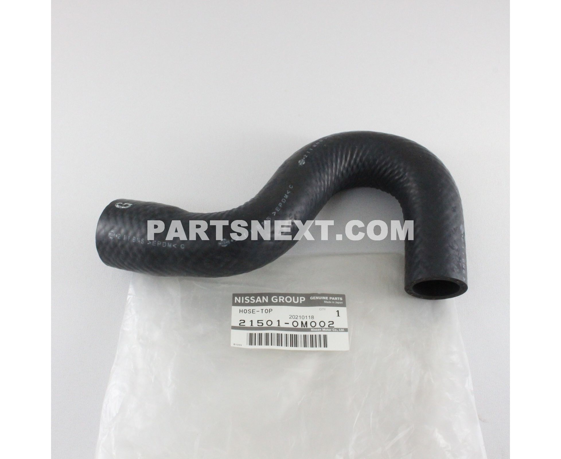 Nissan :: 21501-0M002 HOSE-RADIATOR,UPPER