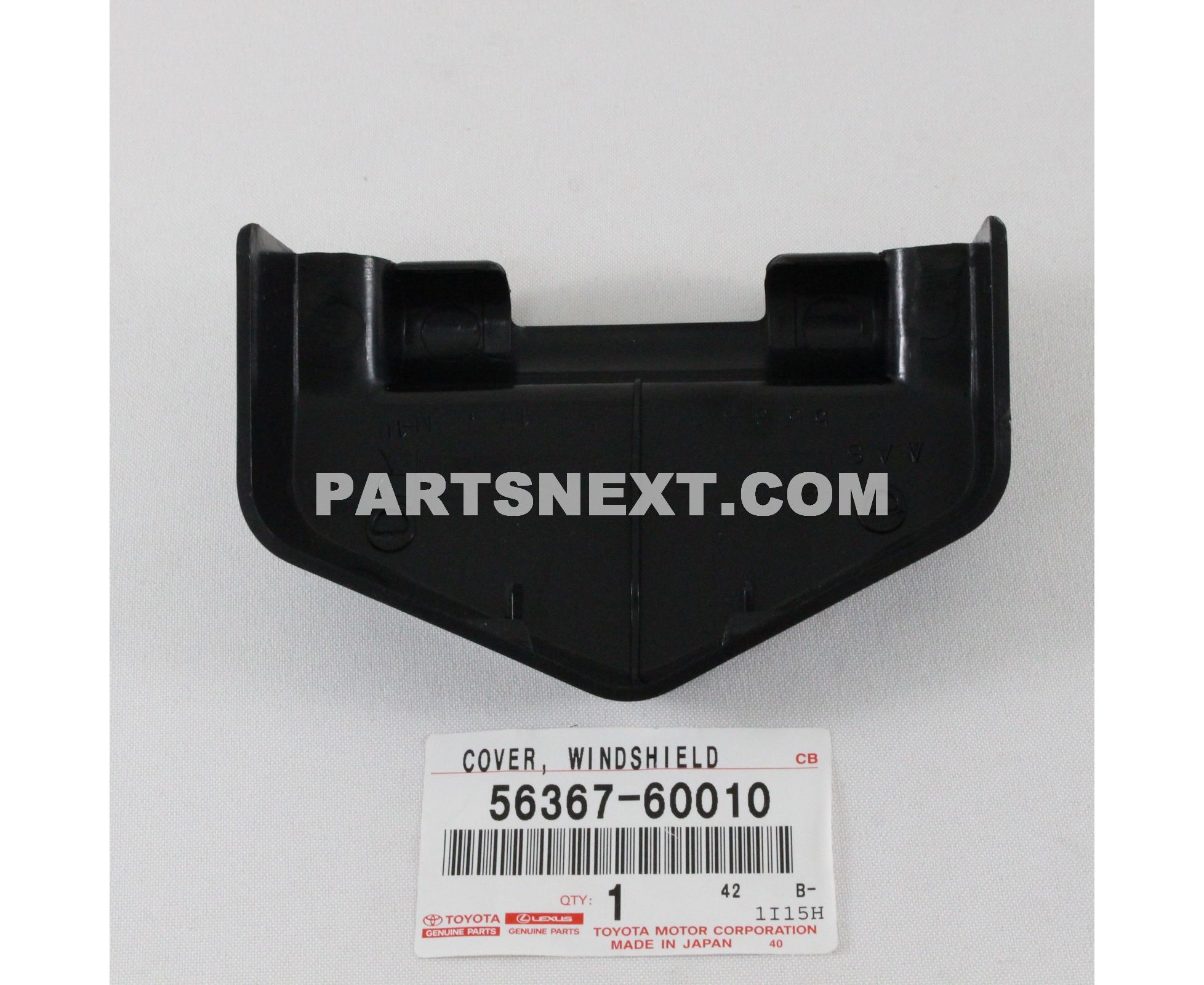 Toyota :: 56367-60010 COVER, WINDSHIELD SUPPORT HINGE, RH