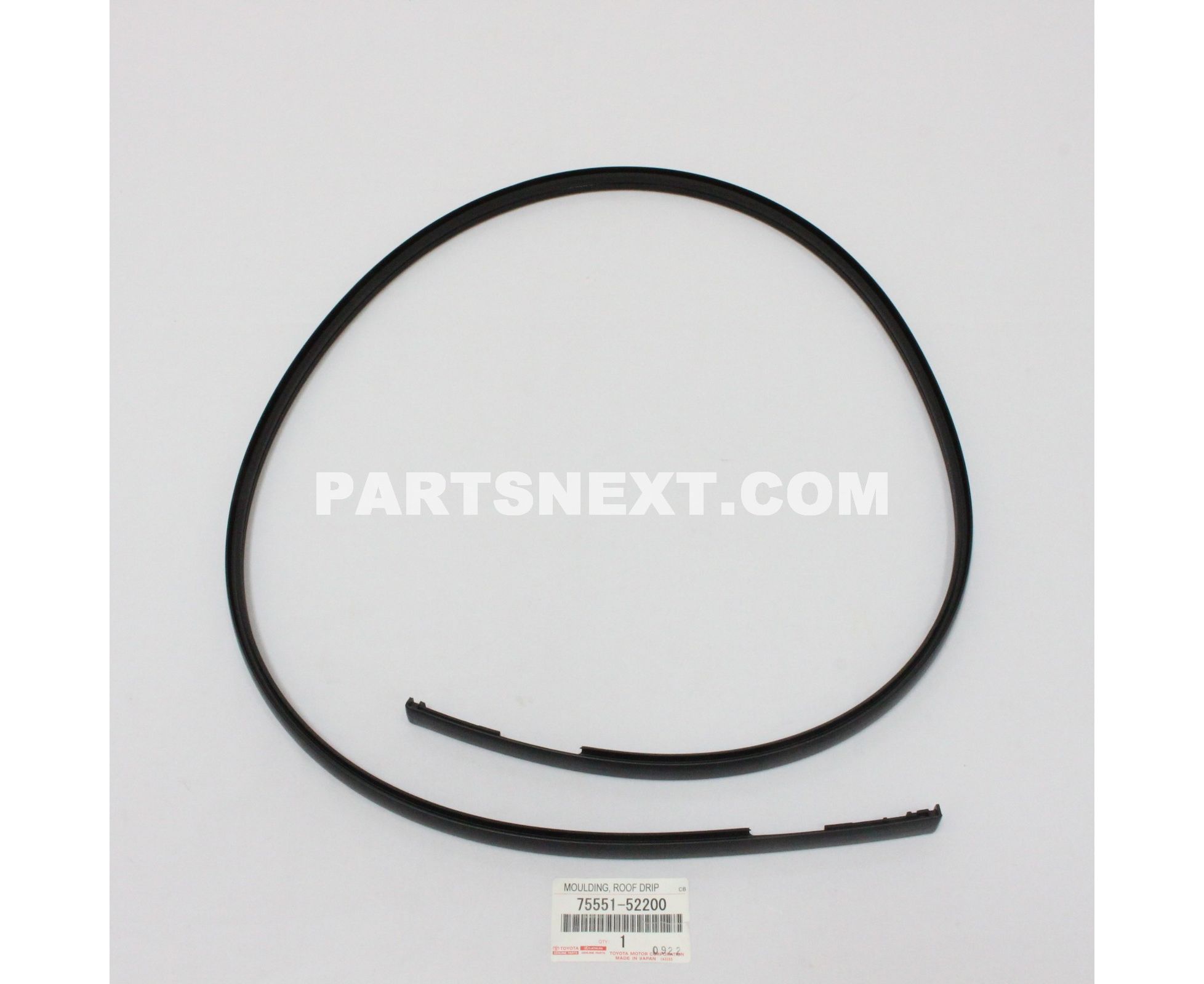 Toyota :: 75551-52200 MOULDING, ROOF DRIP SIDE FINISH, RH