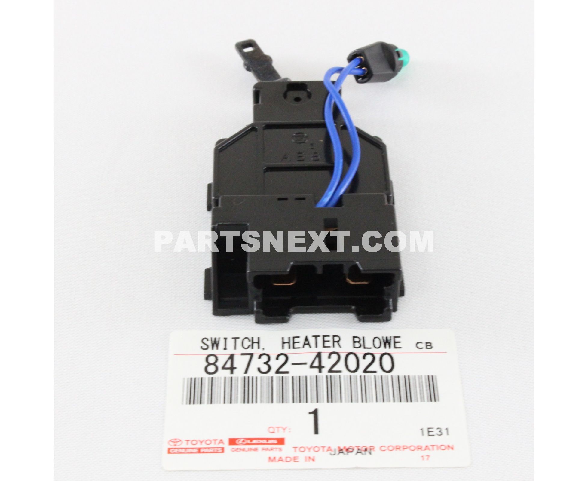 Toyota :: 84732-42020 SWITCH ASSY, HEATER BLOWER