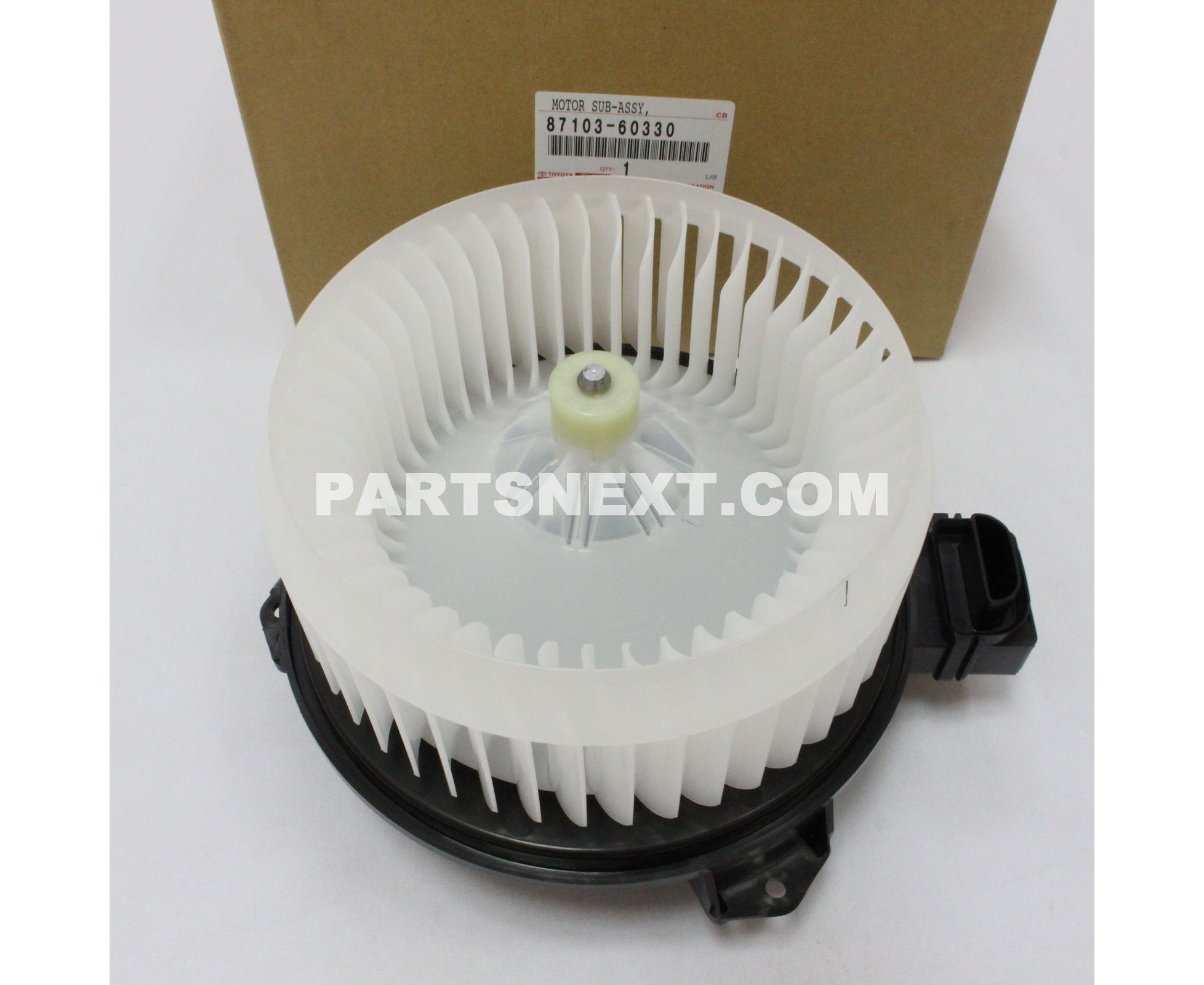 Toyota :: 87103-60330 MOTOR SUB-ASSY, BLOWER W/FAN