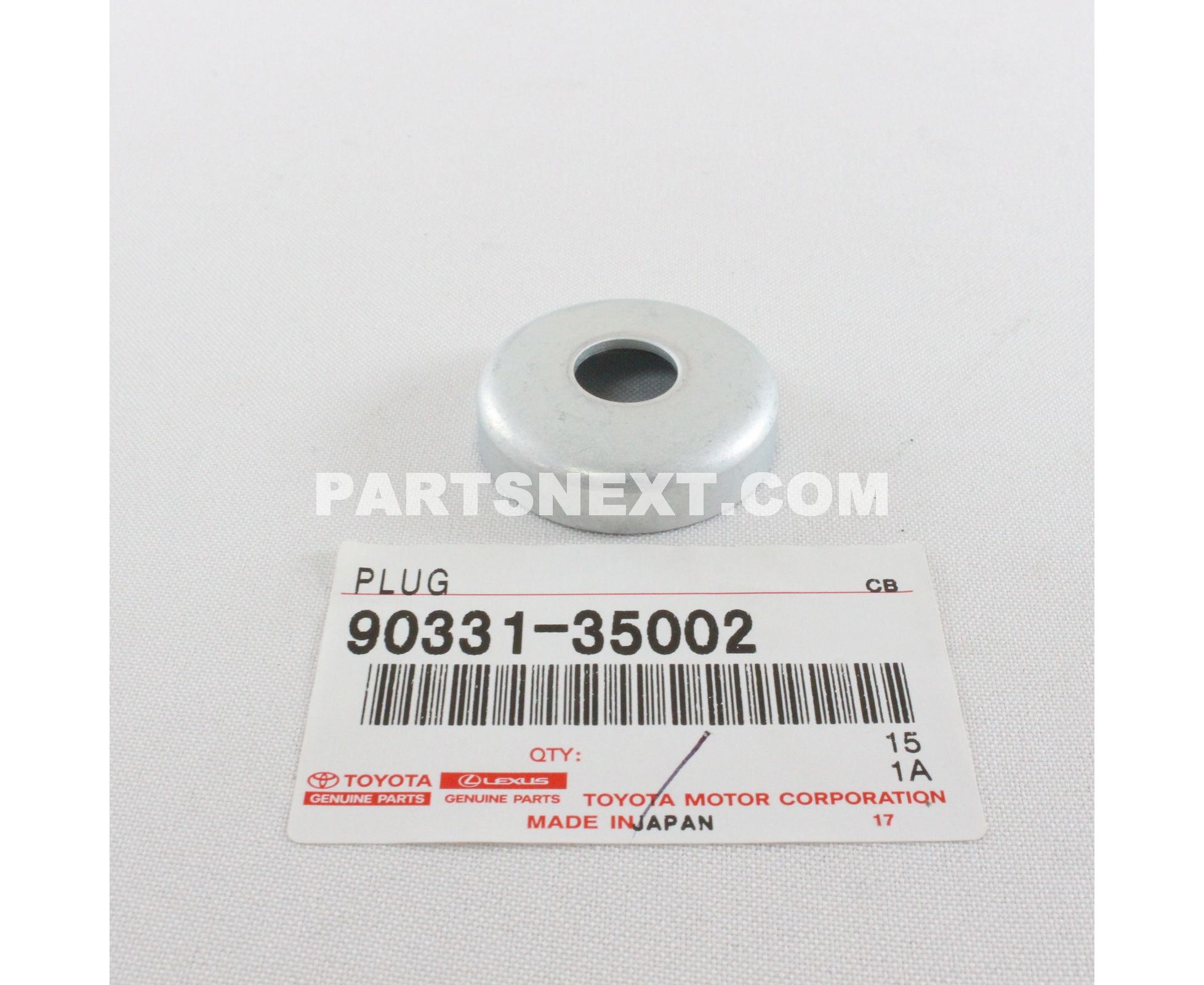 Toyota :: 90331-35002 PLUG, TIGHT, NO.1(FOR CYLINDER BLOCK)