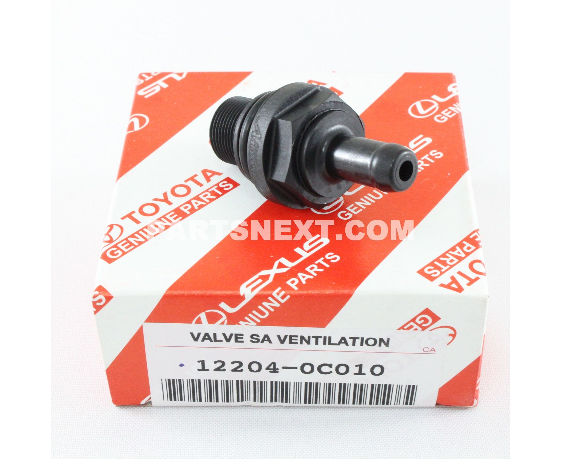 Toyota :: 12204-0C010 VALVE SUB-ASSY, VENTILATION