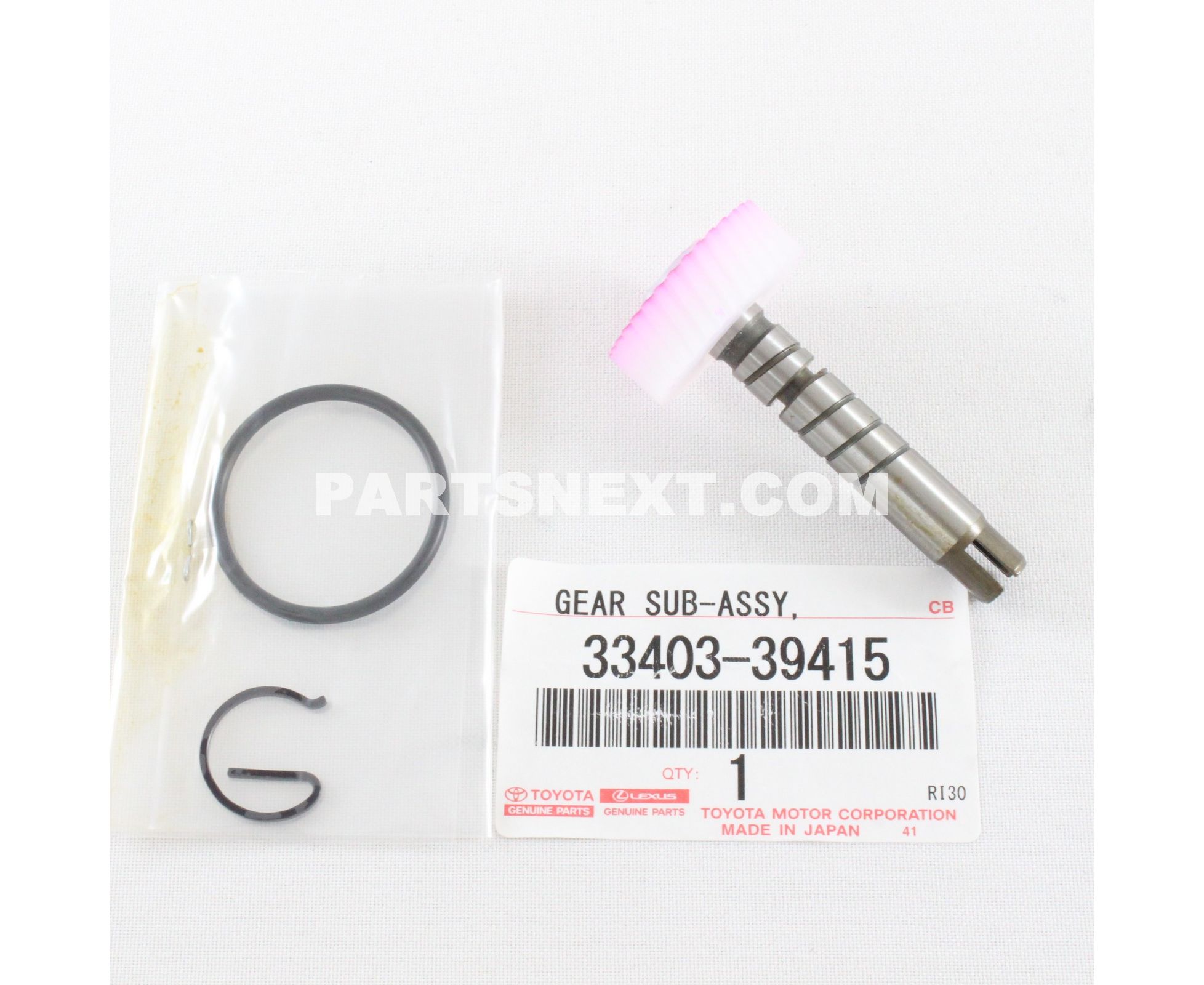 Toyota :: 33403-39415 GEAR SUB-ASSY, SPEEDOMETER DRIVEN (ATM)