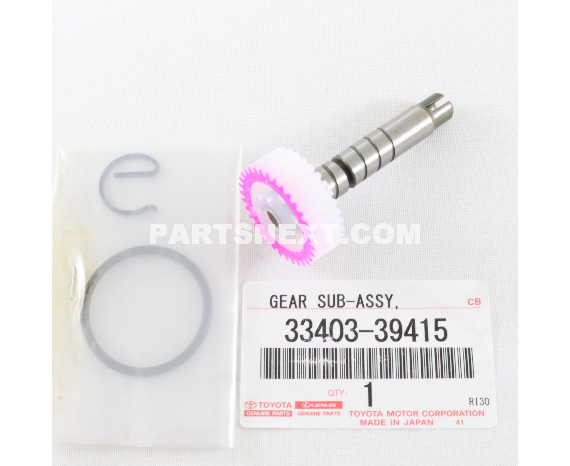 Toyota :: 33403-39415 GEAR SUB-ASSY, SPEEDOMETER DRIVEN (ATM)
